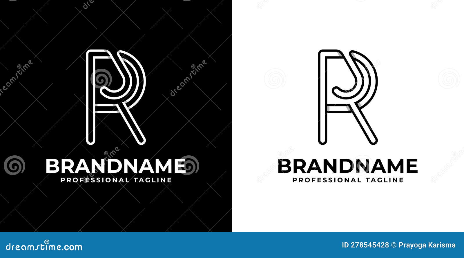 Letter RJ or JR Monogram Logo, Suitable for Any Business with RJ or JR ...