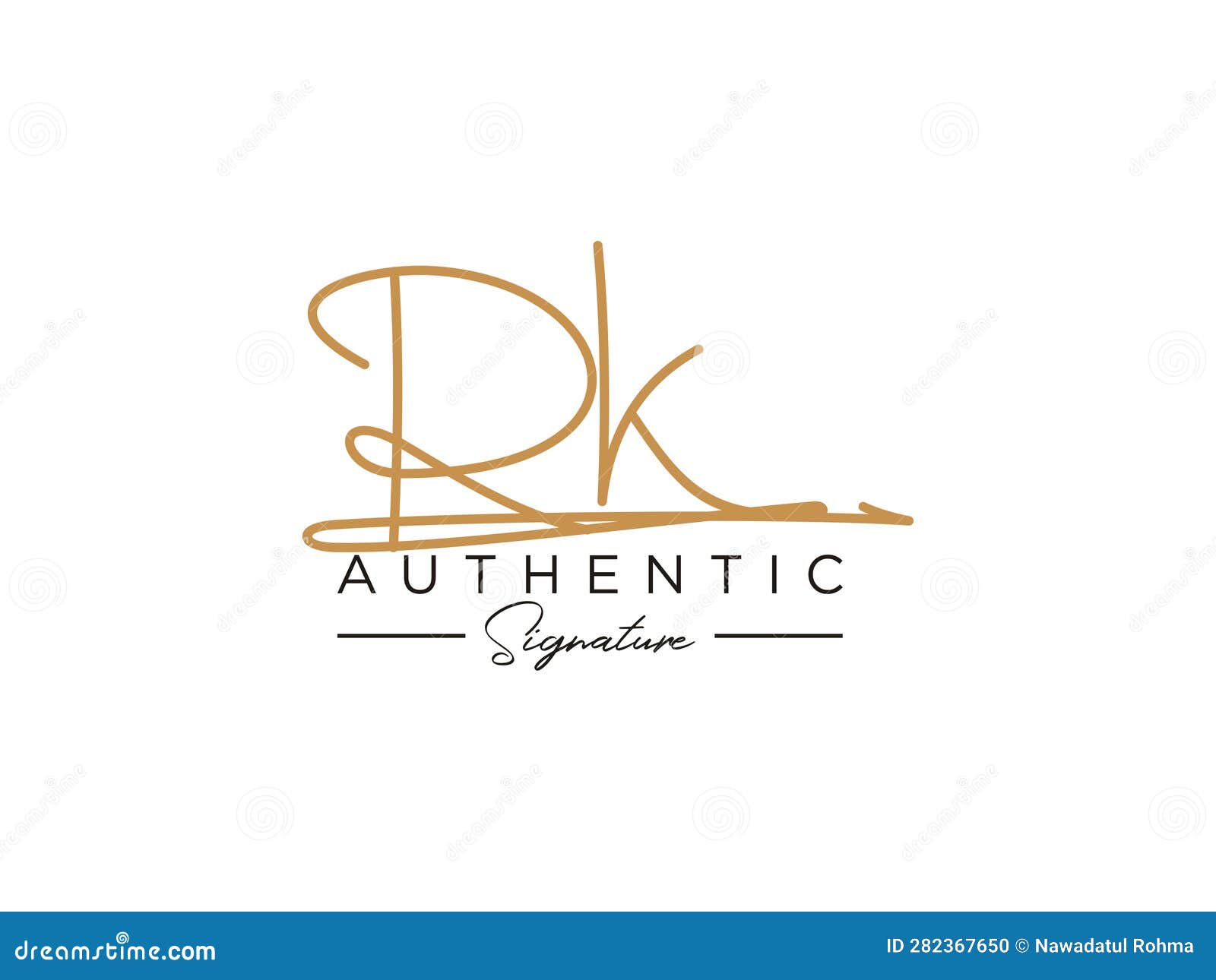 Letter RK Signature Logo Template Vector Stock Vector - Illustration of ...