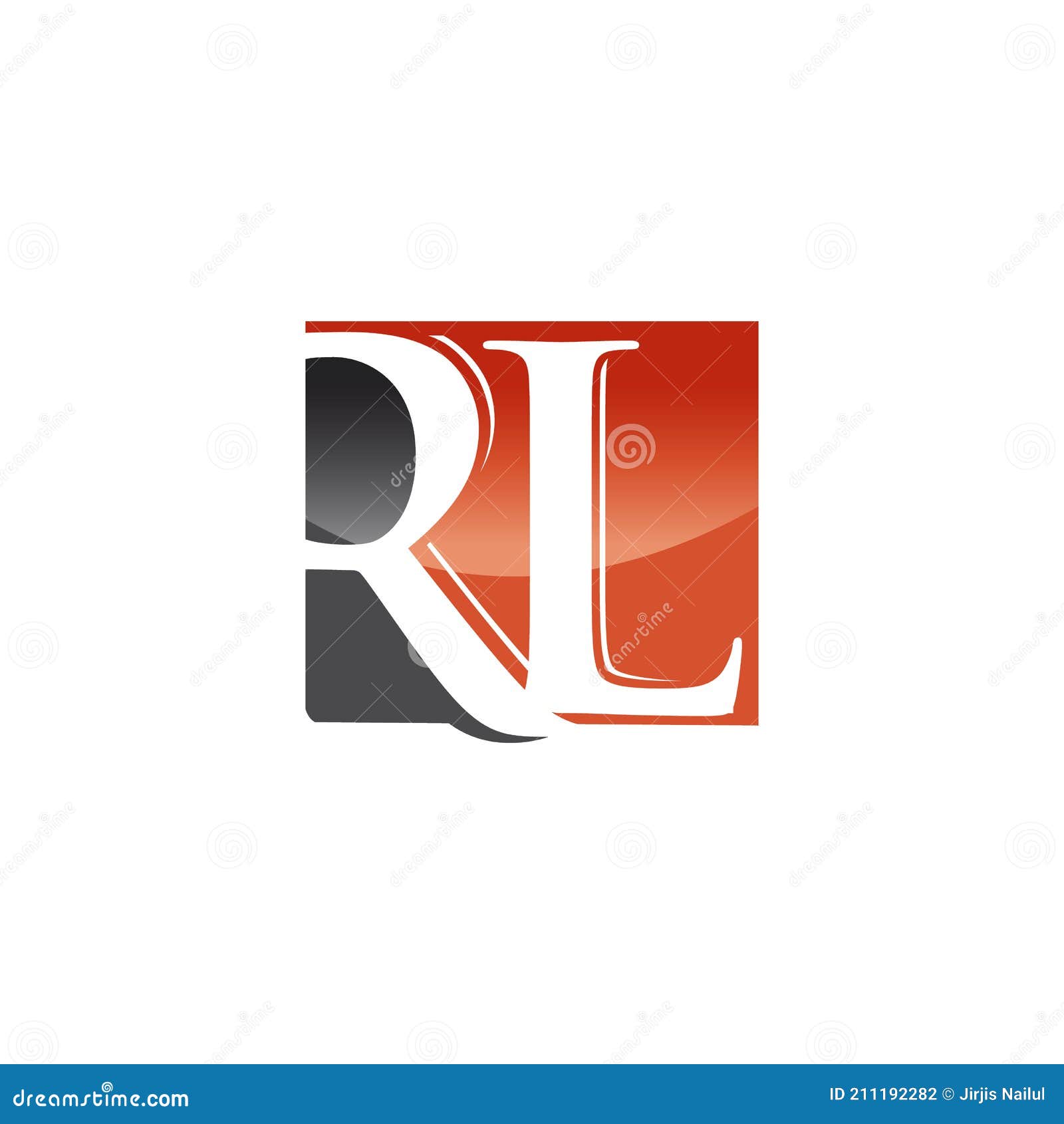 Letter RL Logo Design Logo Vector Stock Vector - Illustration of ...