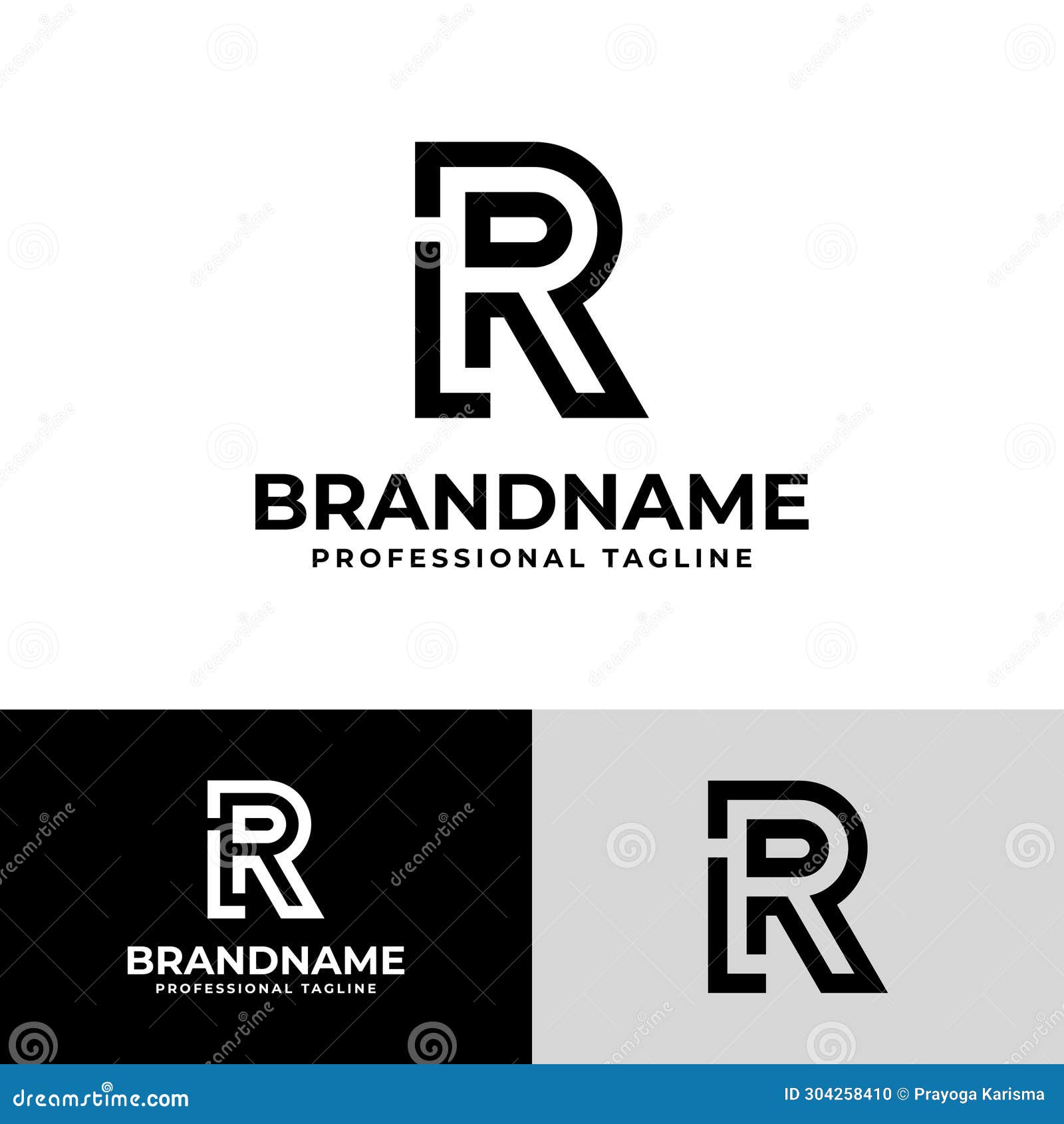 Letter RL Modern Logo, Suitable for Business with RL or LR Initials ...