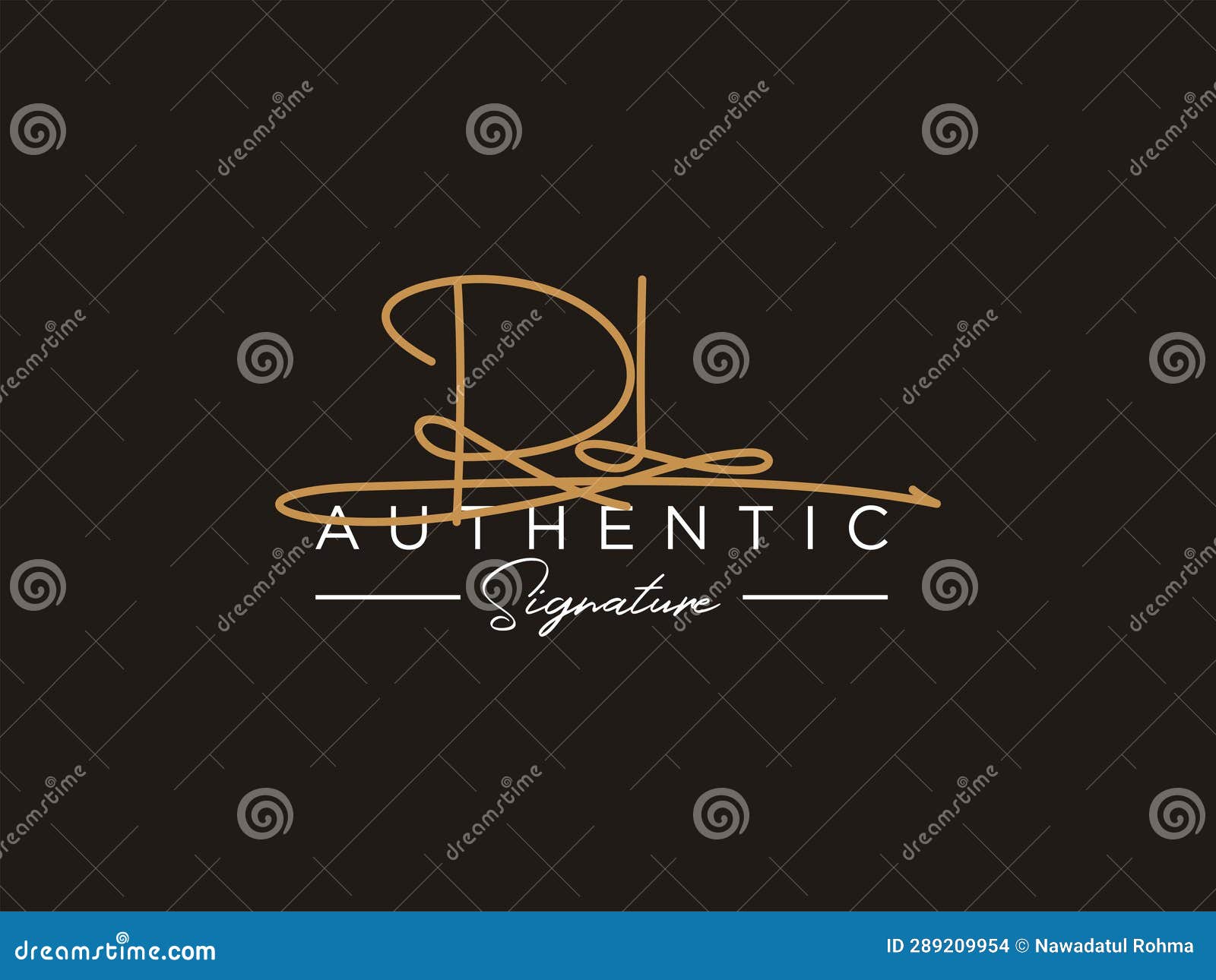 Letter RL Signature Logo Template Vector Stock Vector - Illustration of ...