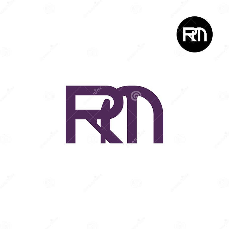 Letter RM Monogram Logo Design Stock Vector - Illustration of ...