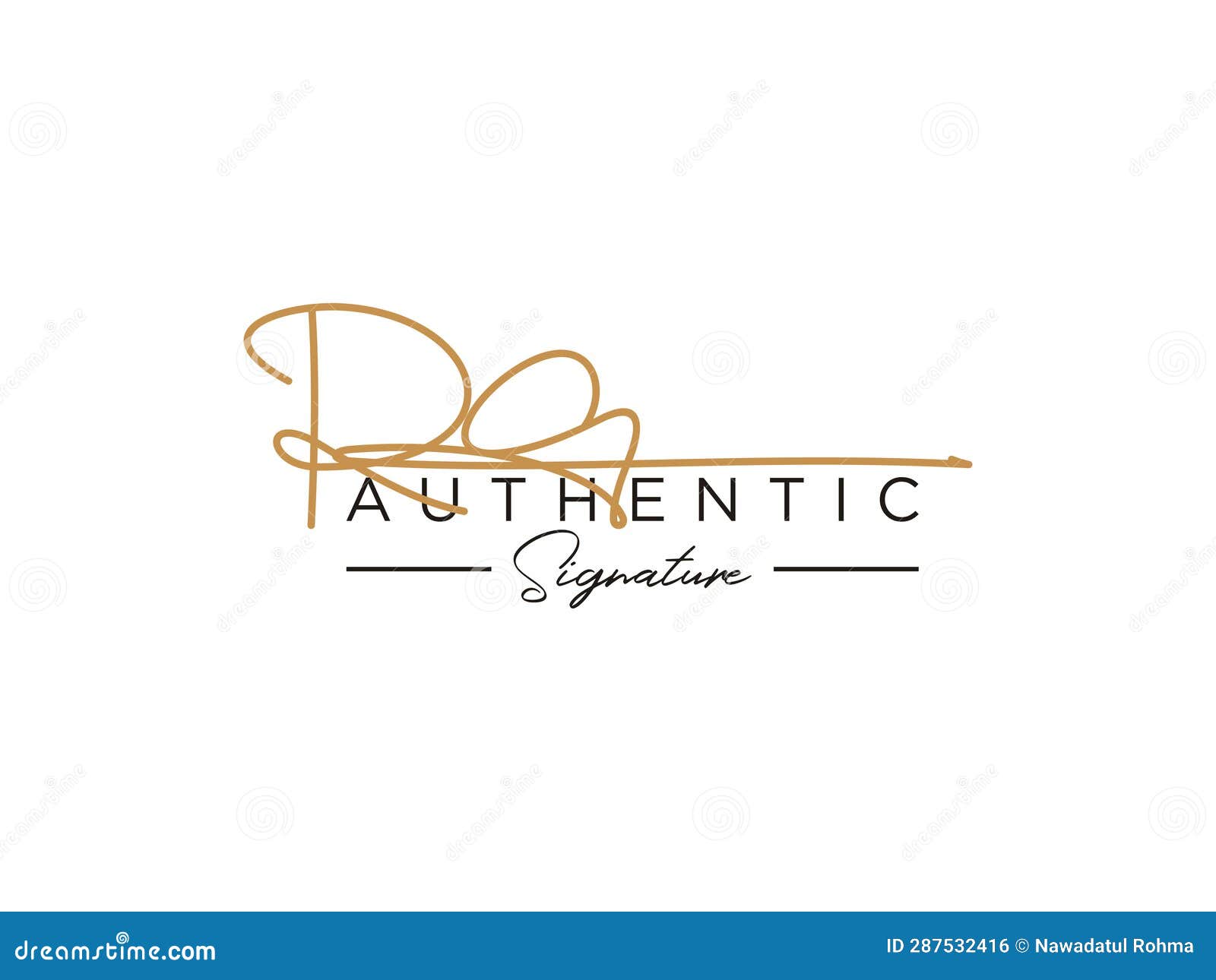 Letter RO Signature Logo Template Vector Stock Vector - Illustration of ...
