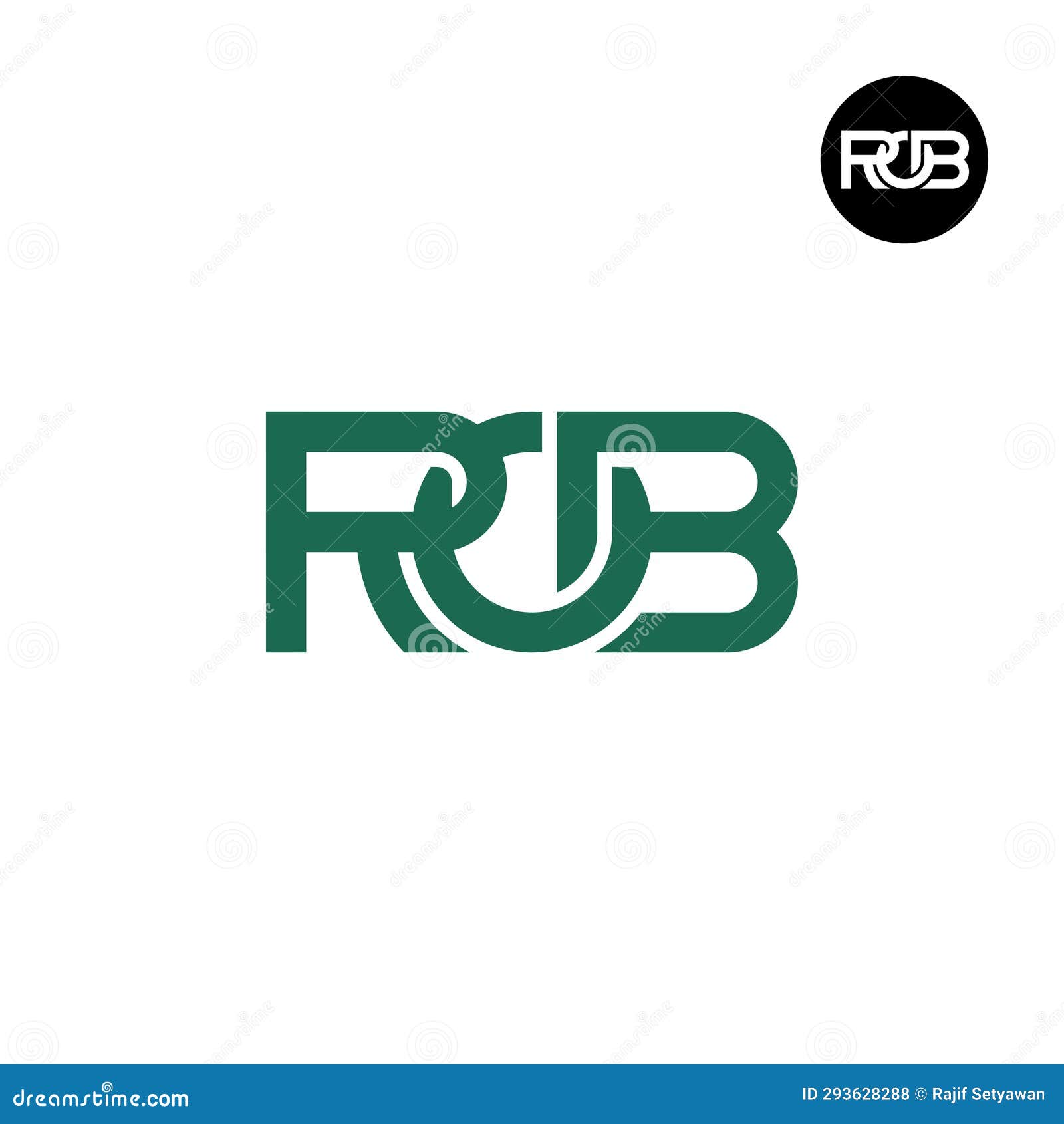 Letter ROB Monogram Logo Design Vector Illustration | CartoonDealer.com ...