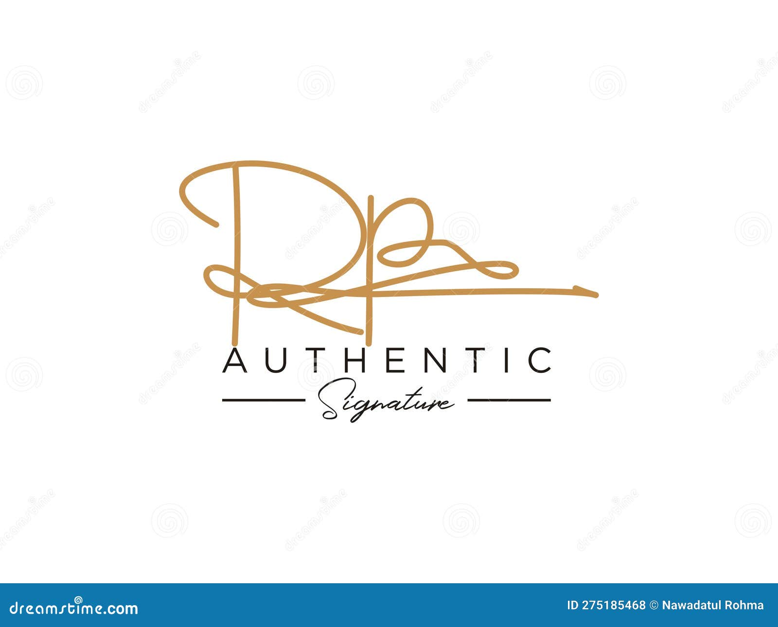 Letter RP Signature Logo Template Vector Stock Vector - Illustration of ...