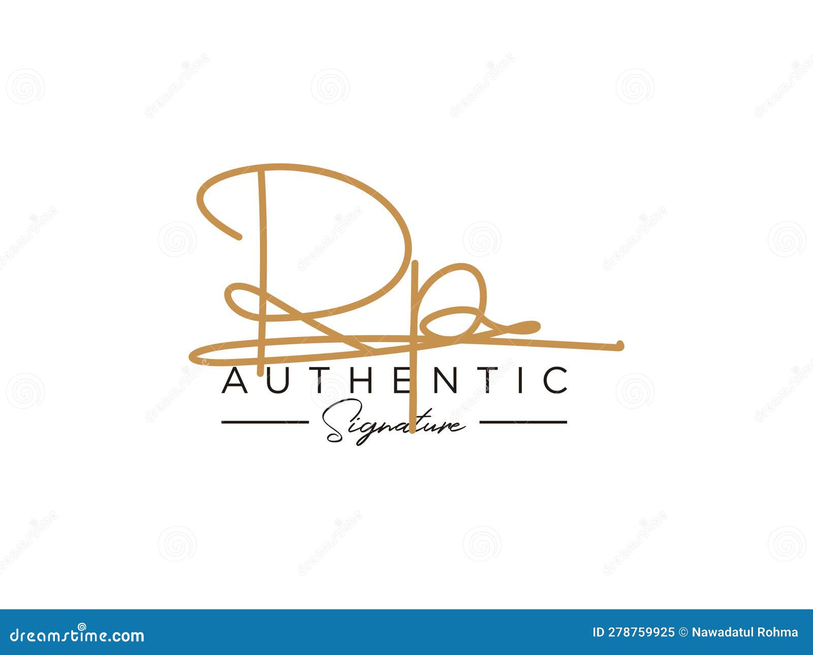 Letter RP Signature Logo Template Vector Stock Vector - Illustration of ...