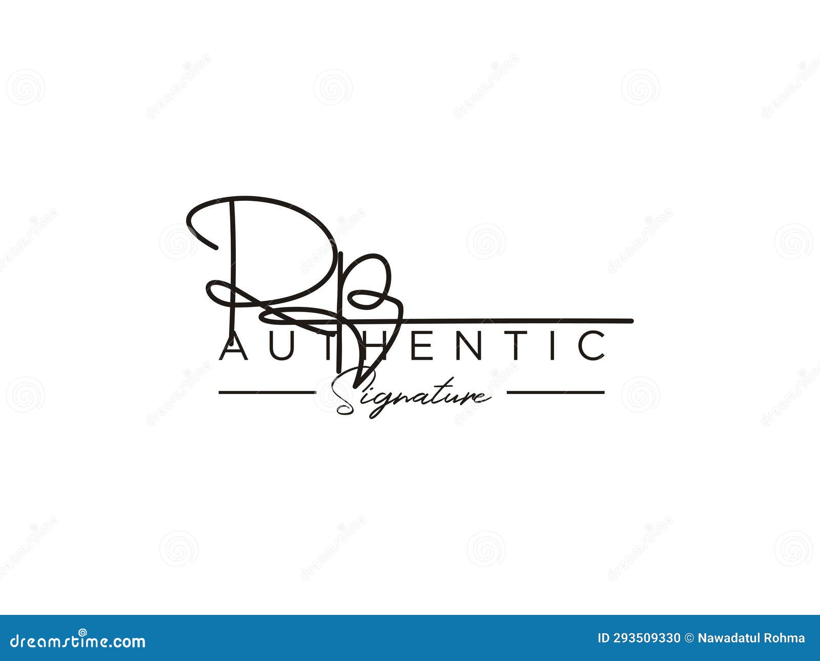 Letter RP Signature Logo Template Vector Stock Vector - Illustration of ...