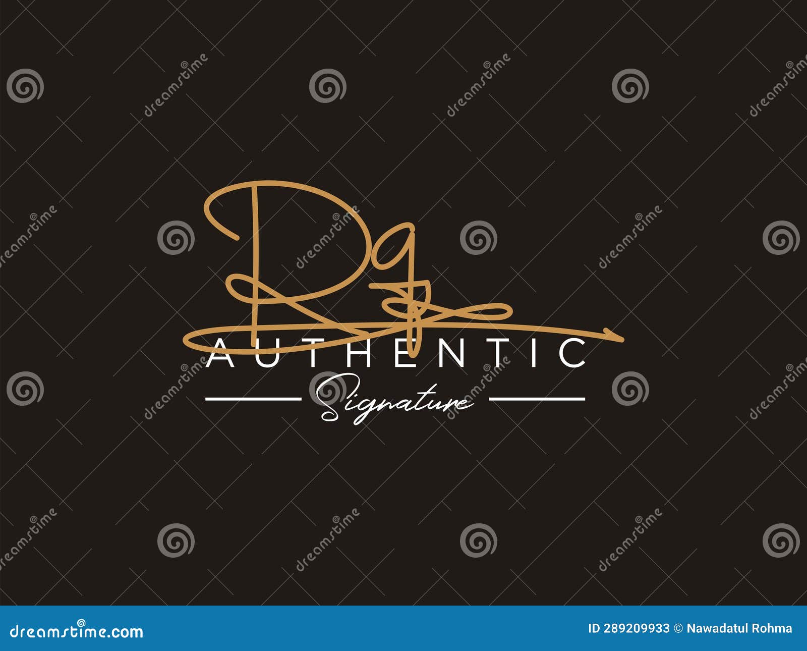 Letter RQ Signature Logo Template Vector Stock Vector - Illustration of ...