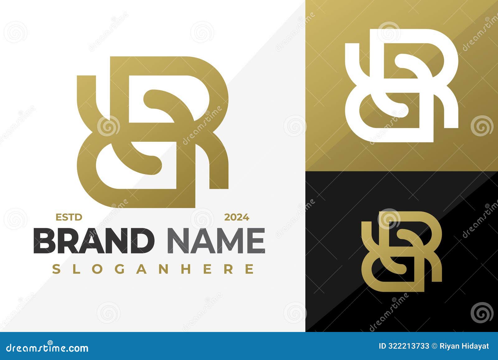 Letter RR or RH Monogram Logo Design Vector Symbol Icon Illustration ...