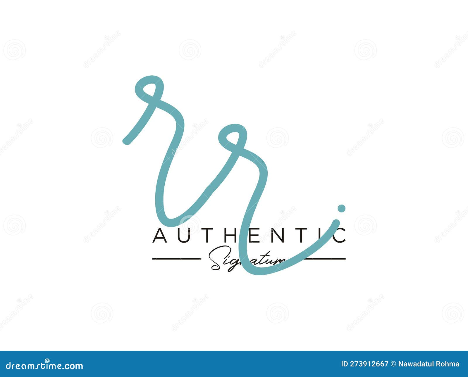 Letter RR Signature Logo Template Vector Stock Vector - Illustration of ...