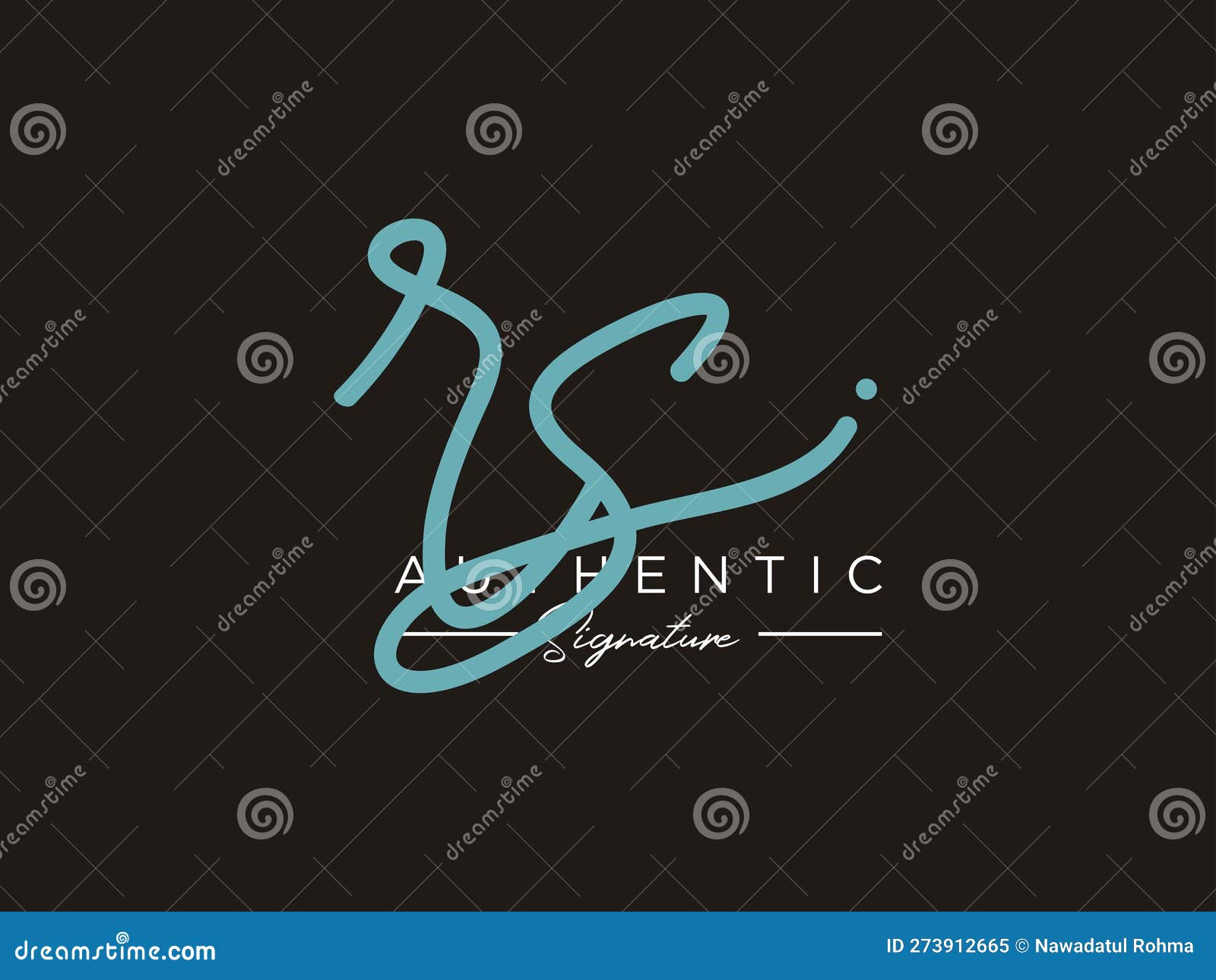 Letter RS Signature Logo Template Vector Stock Vector - Illustration of ...