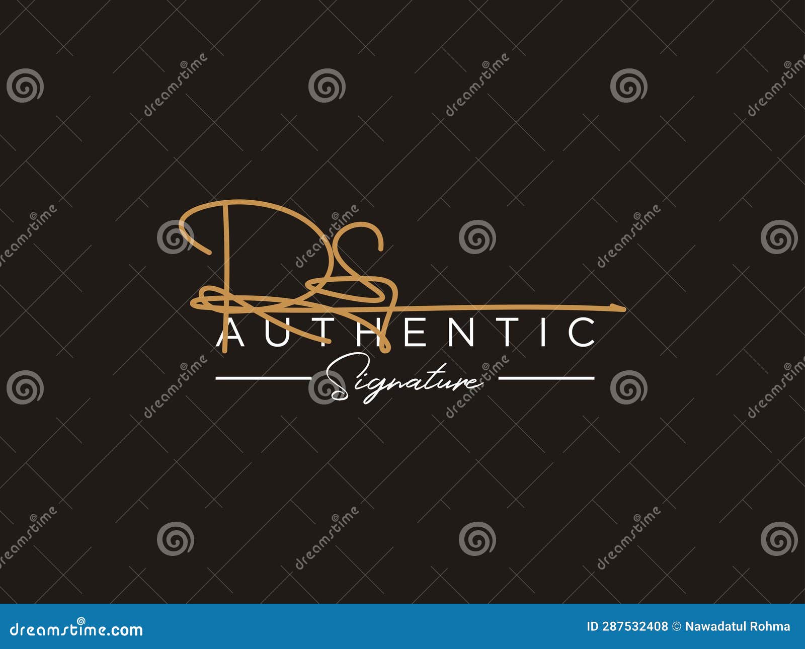 Letter RS Signature Logo Template Vector Stock Vector - Illustration of ...