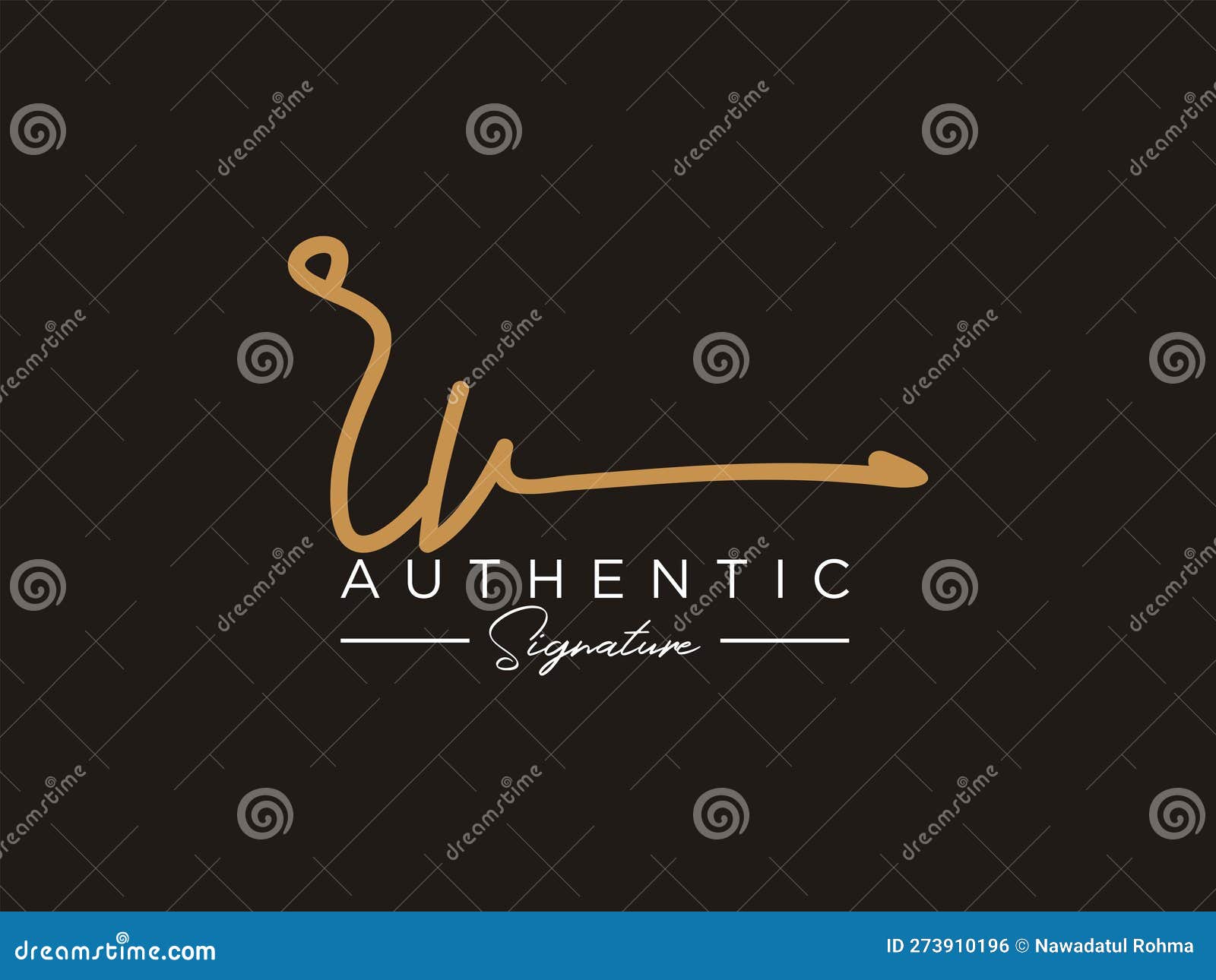 Letter RV Signature Logo Template Vector Stock Vector - Illustration of ...