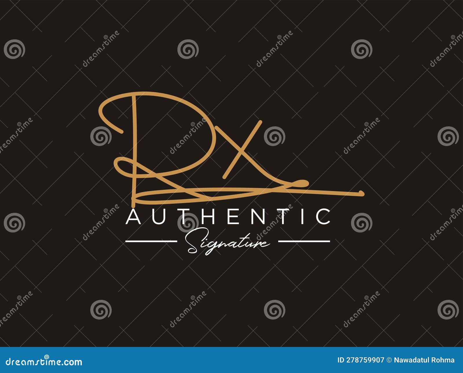 Letter RX Signature Logo Template Vector Stock Vector - Illustration of ...