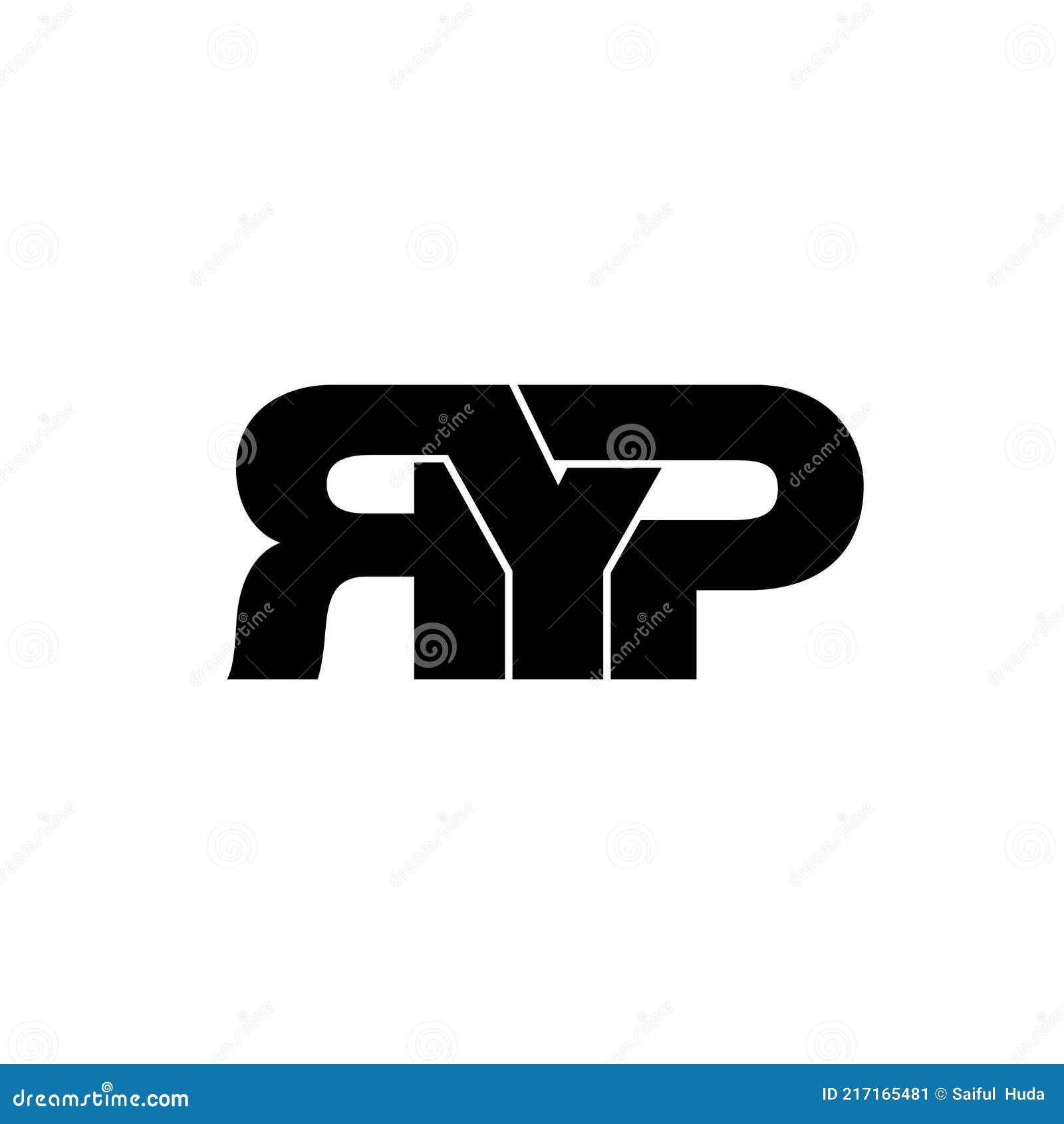 Letter RYP Simple Monogram Logo Icon Design. Stock Vector ...