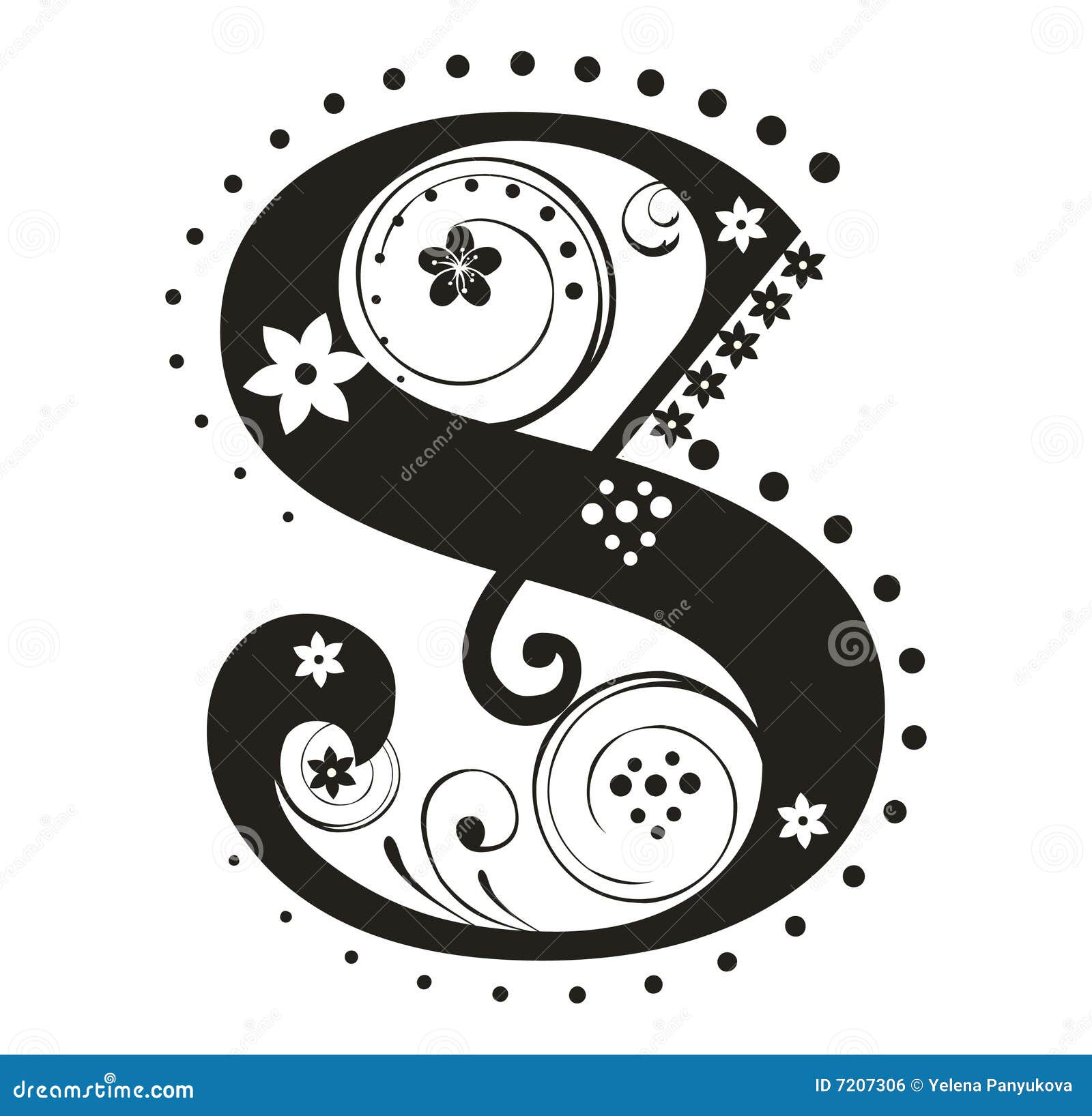Letter S Vector Illustration | CartoonDealer.com #7207306