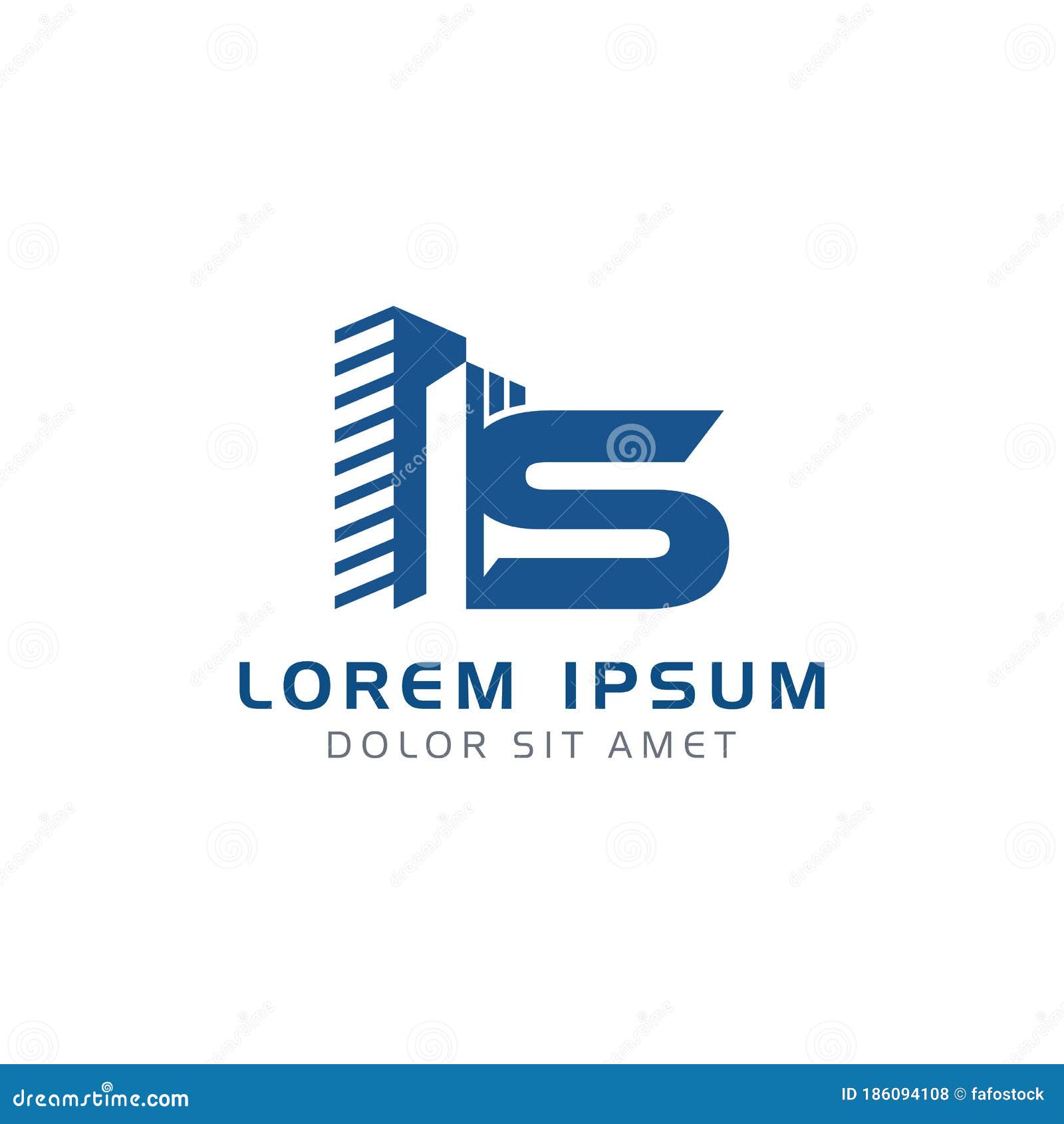 Letter S with Building Logo Design Template Stock Vector - Illustration ...