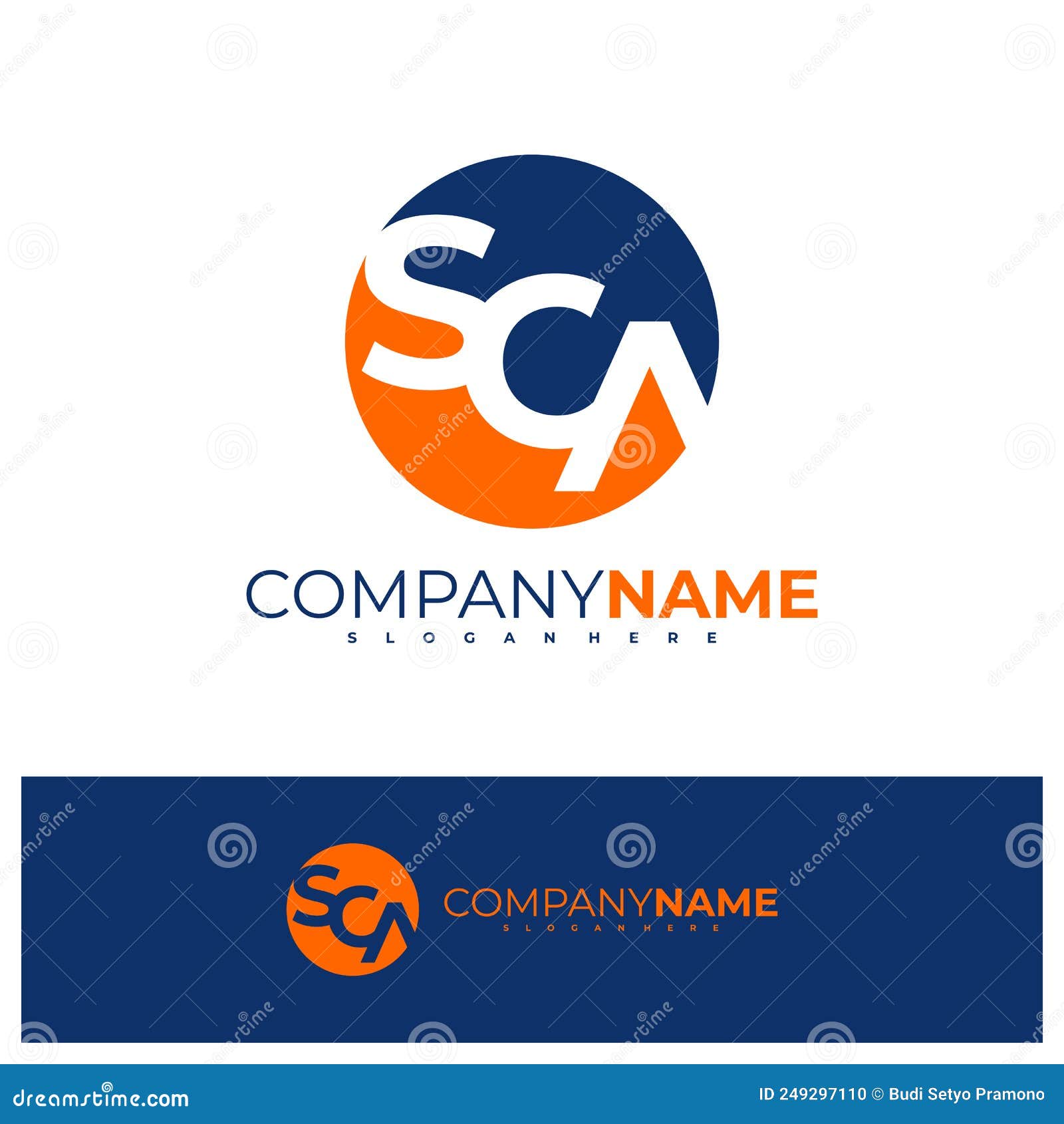 Letter S C a Logo Design Vector Template, Initial SCA Logo Concepts ...