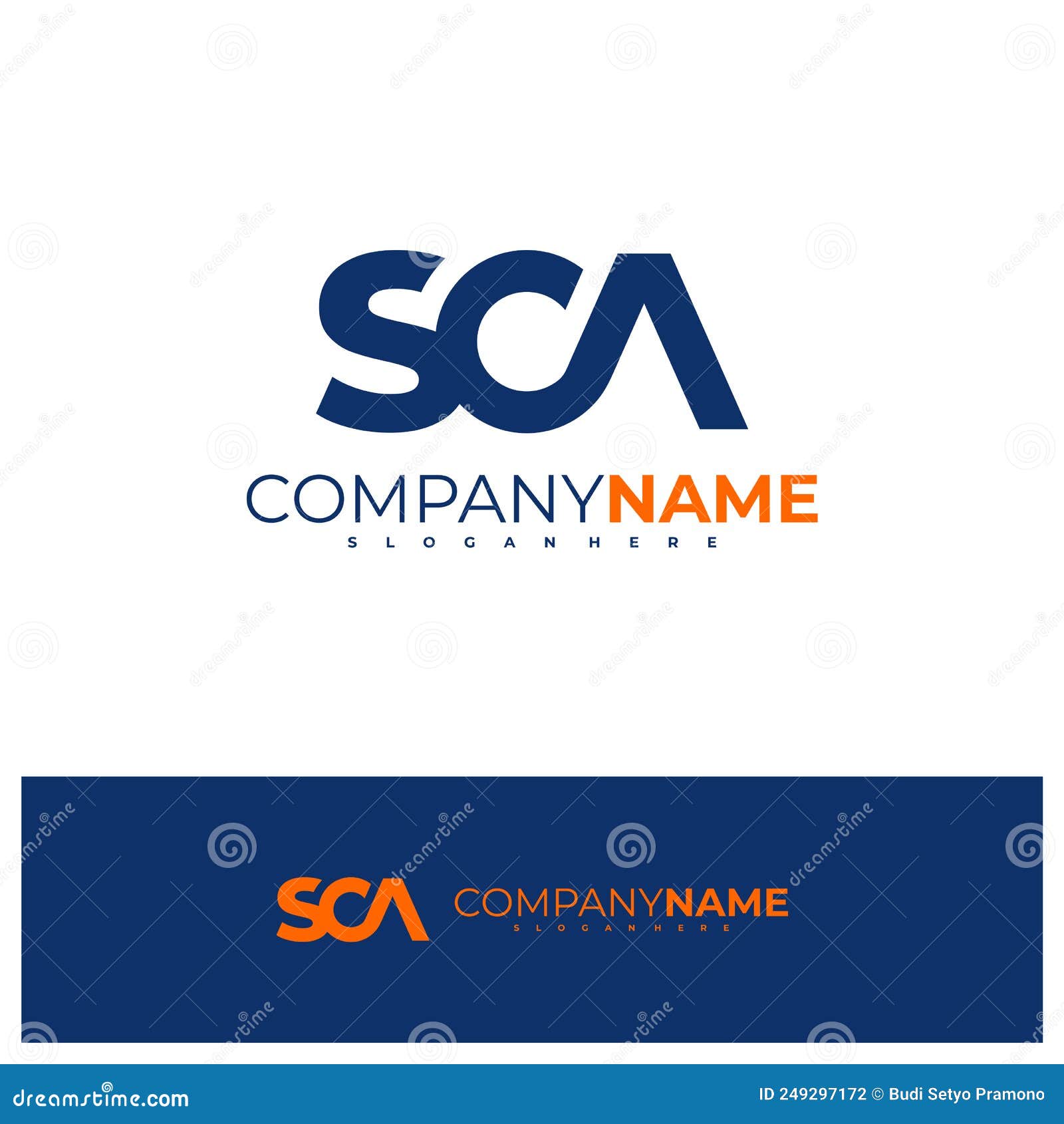 Letter S C a Logo Design Vector Template, Initial SCA Logo Concepts ...