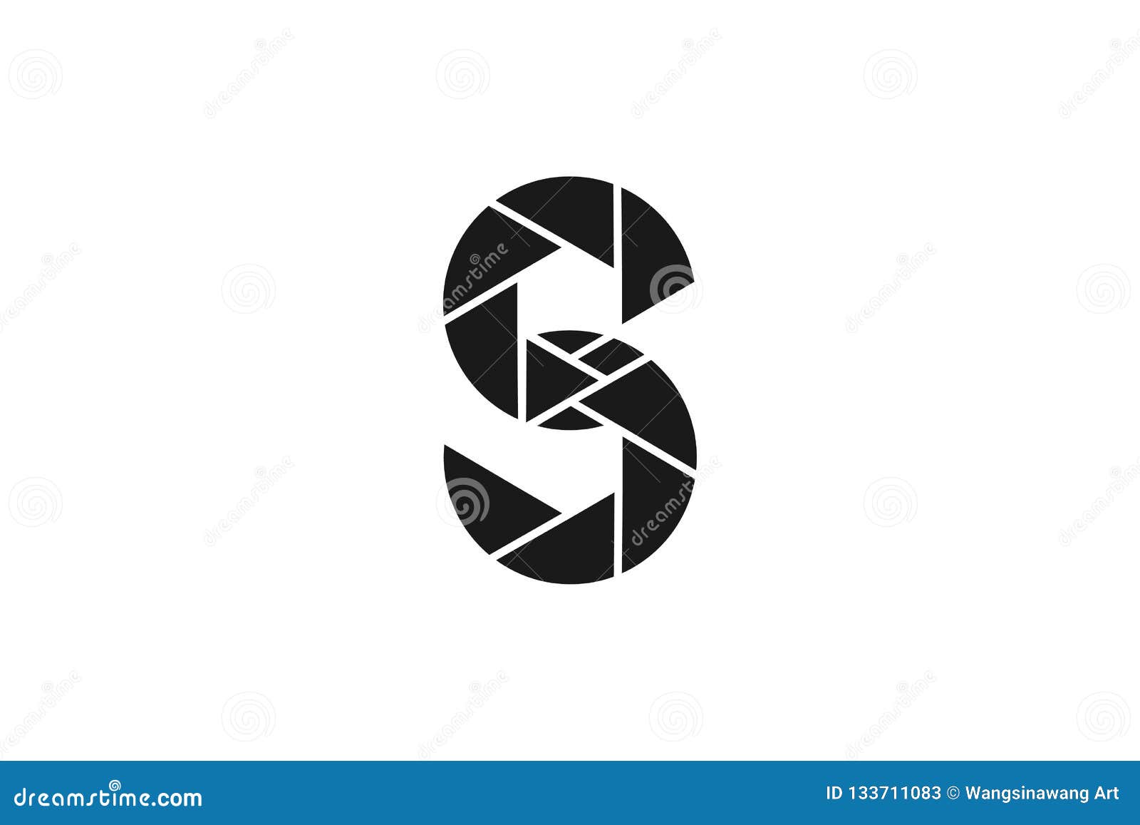 Letter S Camera Logo Designs Inspiration Isolated on White Background ...