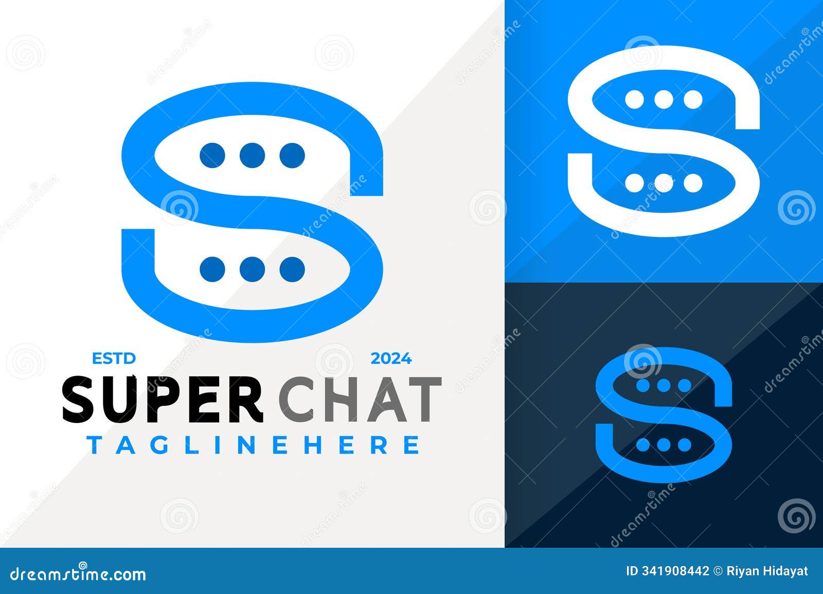 Letter S Chat Logo Icon Vector Design. Creative Simple Logos Designs ...