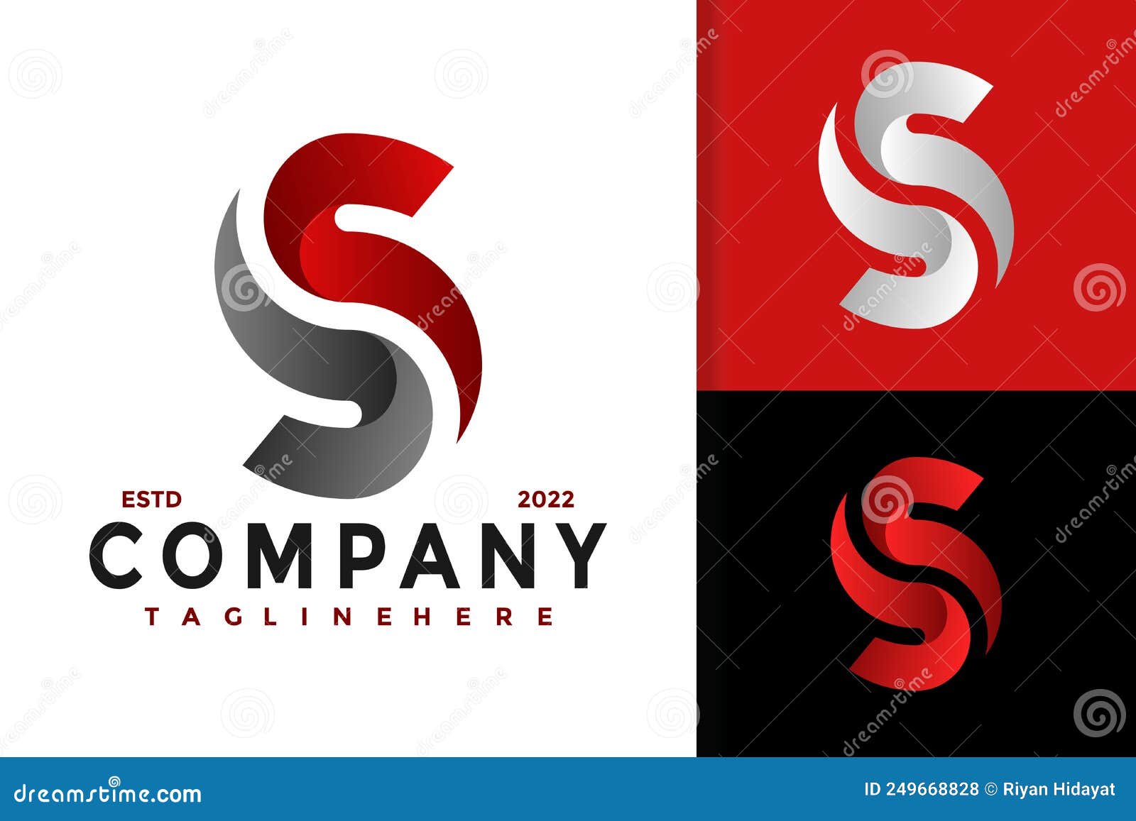 Letter S Company Modern Logo Design Vector Template Stock Vector ...