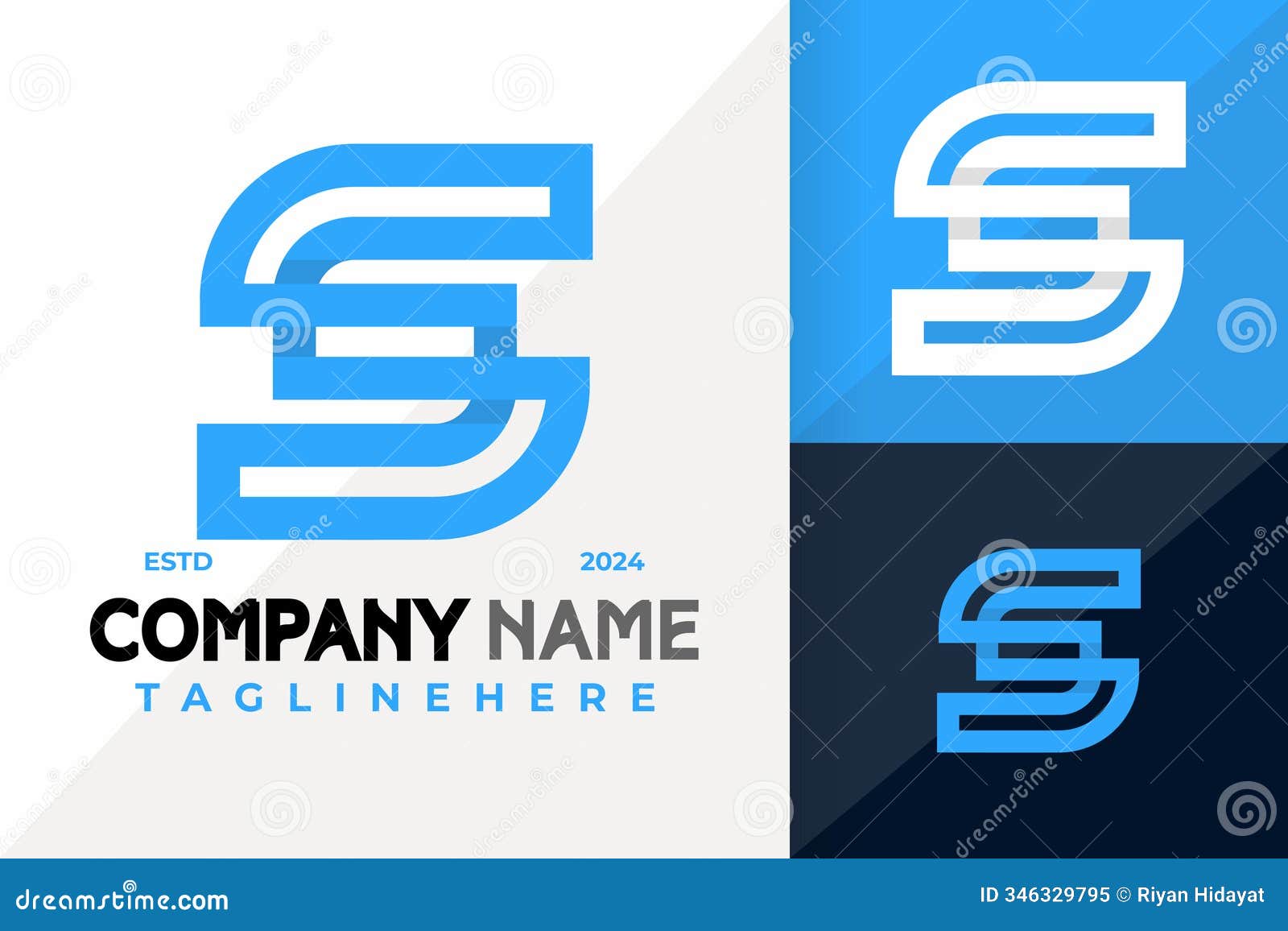 Letter S Connect Logo Icon Vector Design Stock Illustration ...