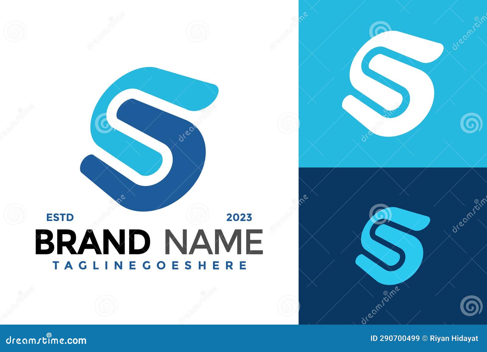Letter S Creative Logo Design Vector Symbol Icon Illustration Stock ...
