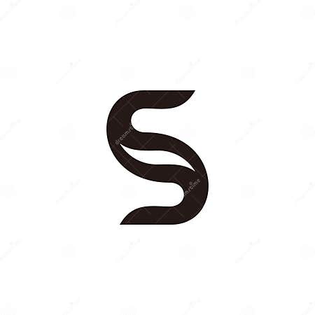 Letter S Curves Motion Abstract Unique Logo Vector Stock Vector ...