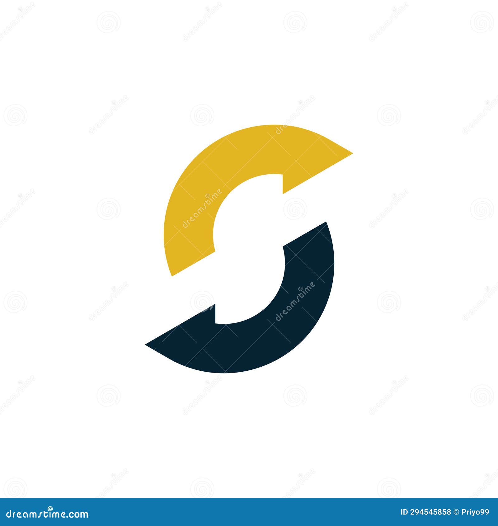 Letter S Design Element Icon with Modern Creative Unique Concept Stock ...