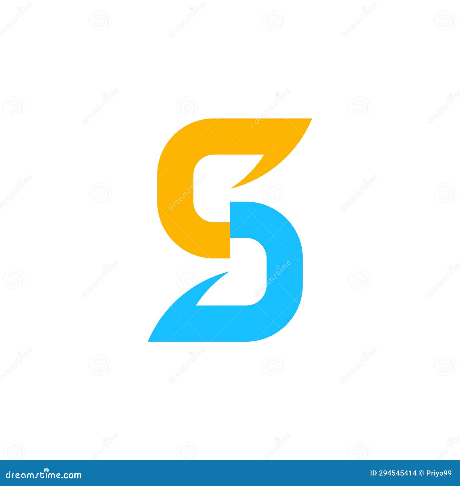 Letter S Design Element Vector Icon with Creative Modern Concept Stock ...