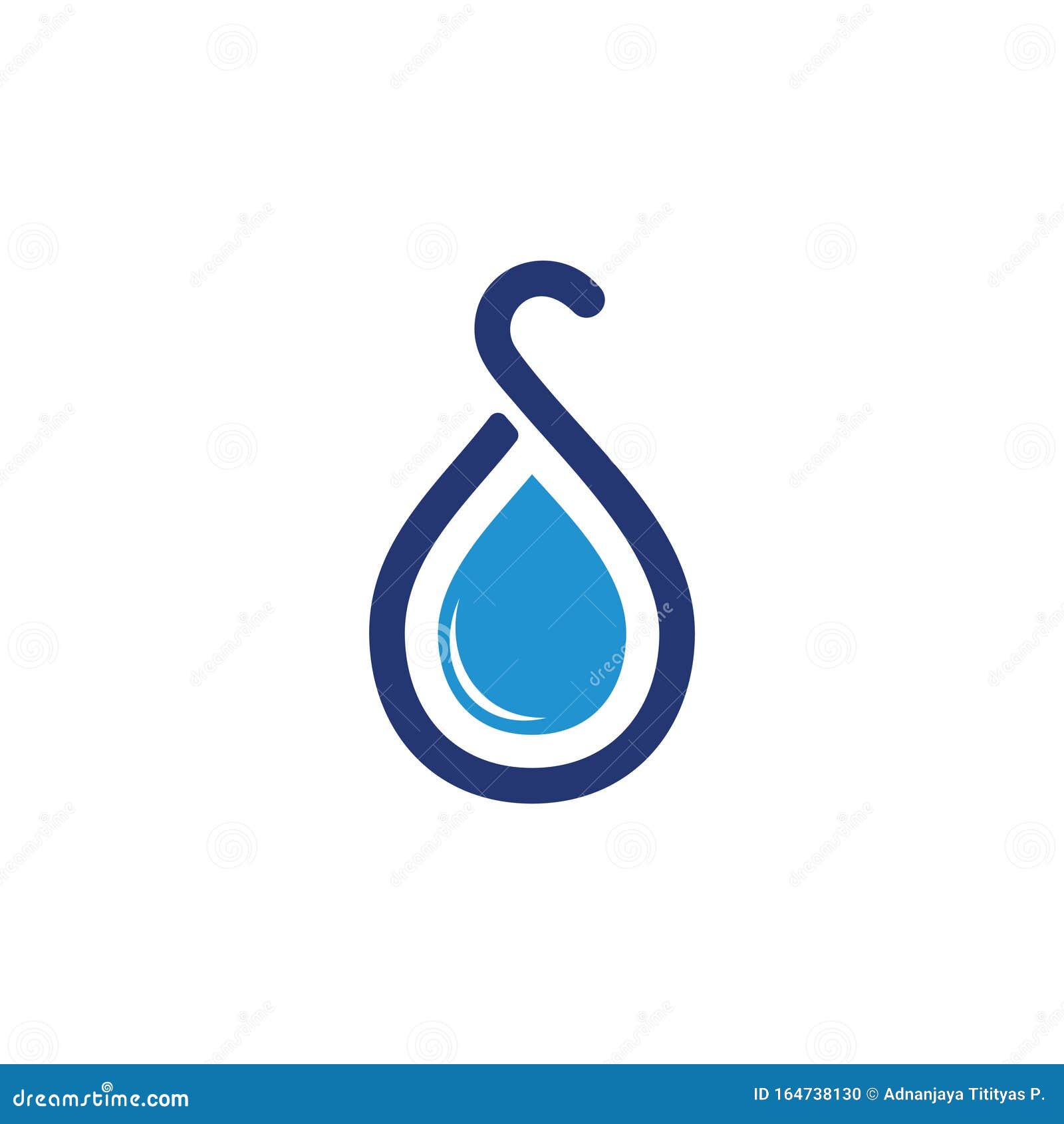 Letter S Drop Water Design Logo Vector Stock Vector - Illustration of ...