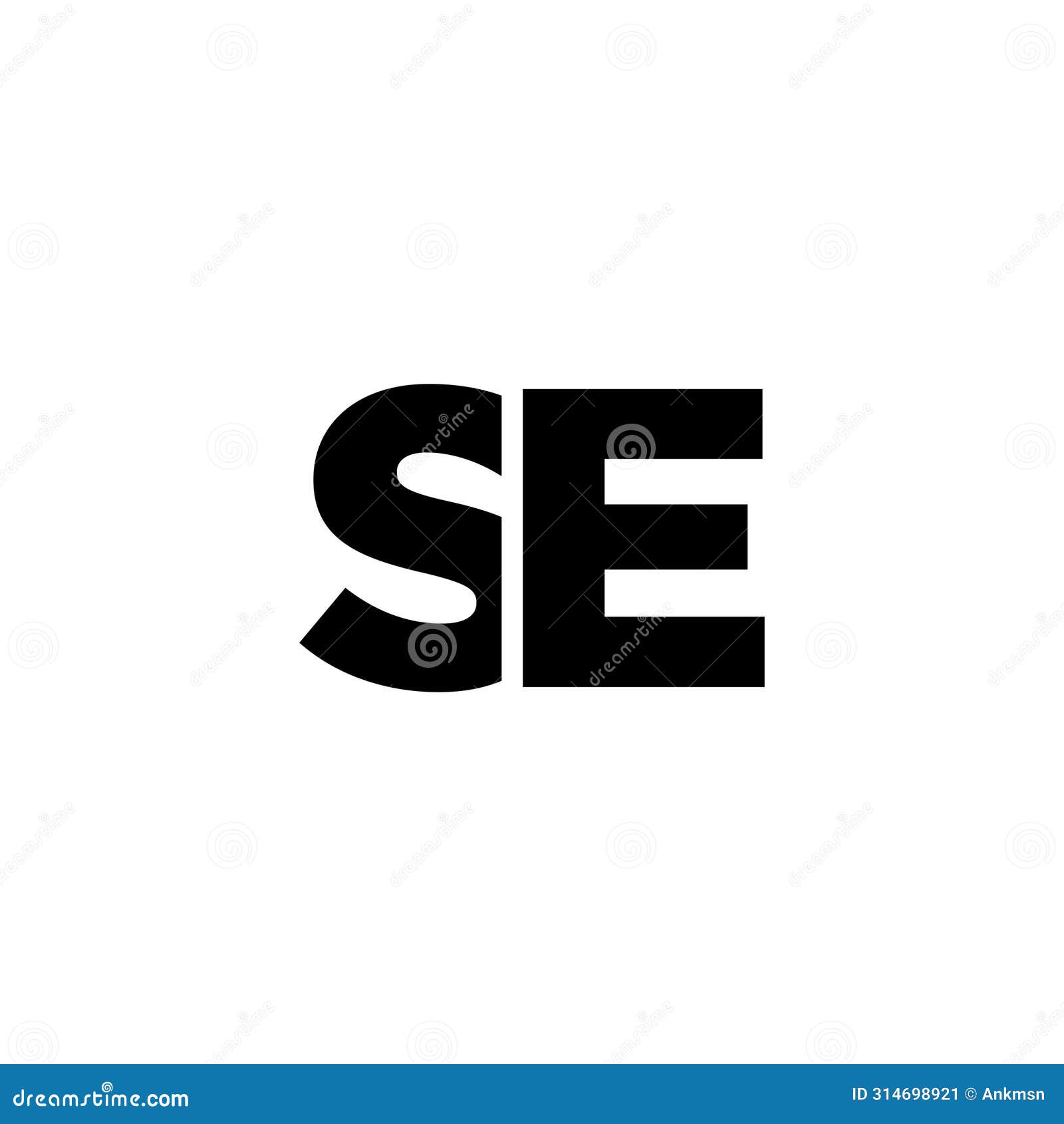 Letter S and E, SE Logo Design Template. Minimal Monogram Initial Based ...