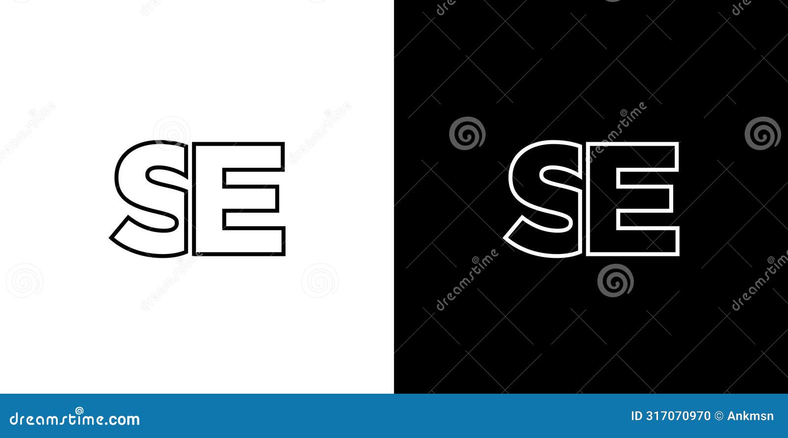 Letter S And E, SE Logo Design Template. Minimal Monogram Initial Based ...