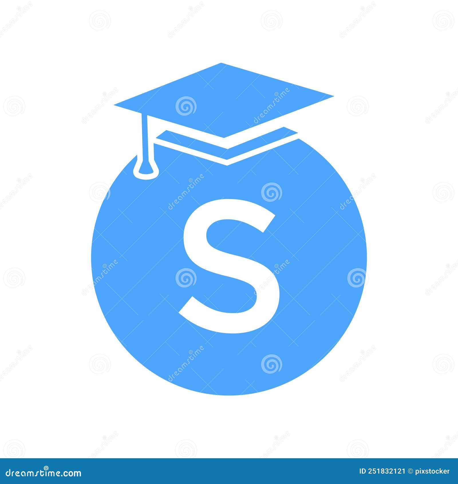Letter S Education Logo Template. Education Logotype Concept with ...