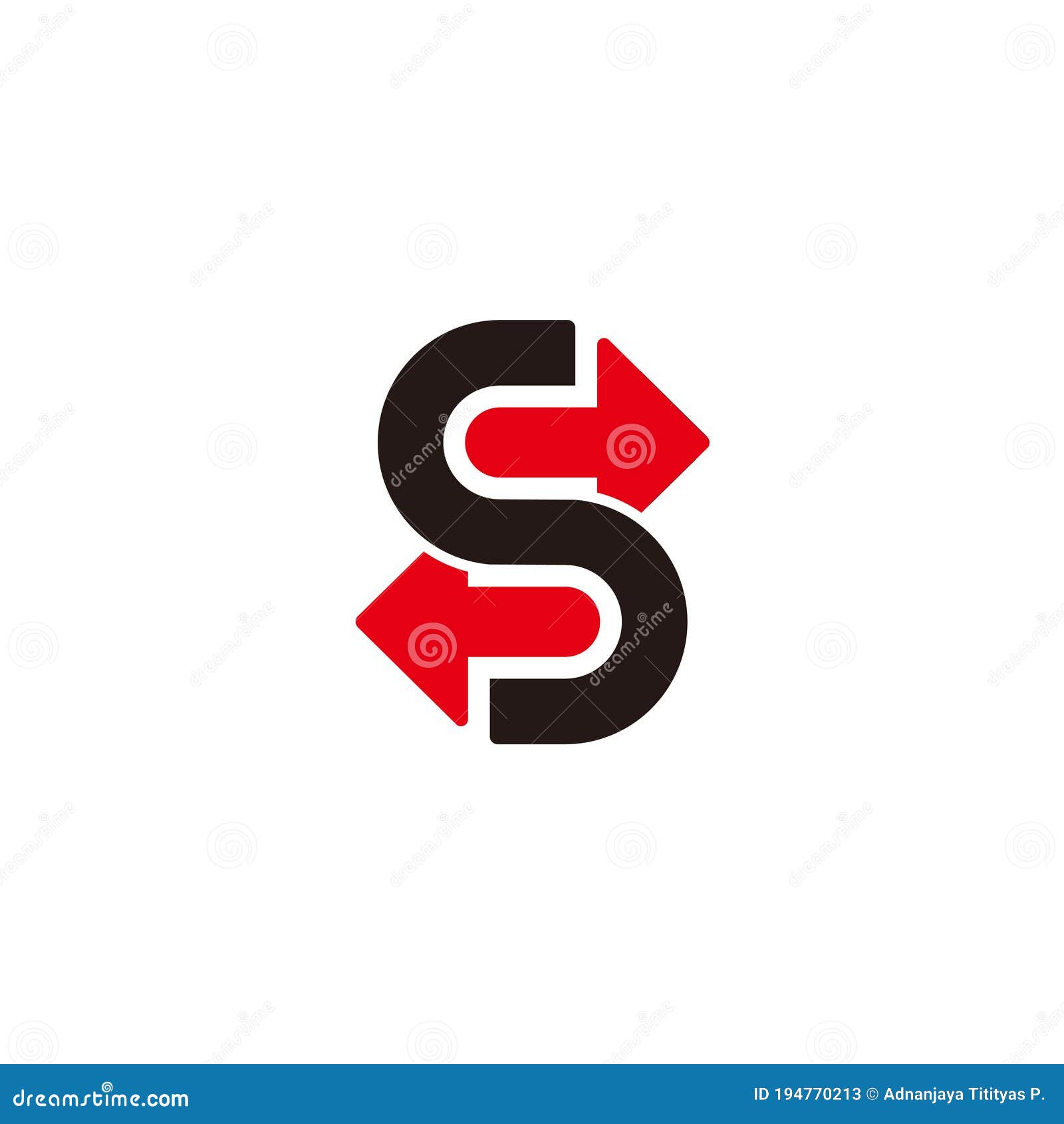 Two Opposite Arrows Icon. Transfer Sign For Your Design Cartoon Vector ...