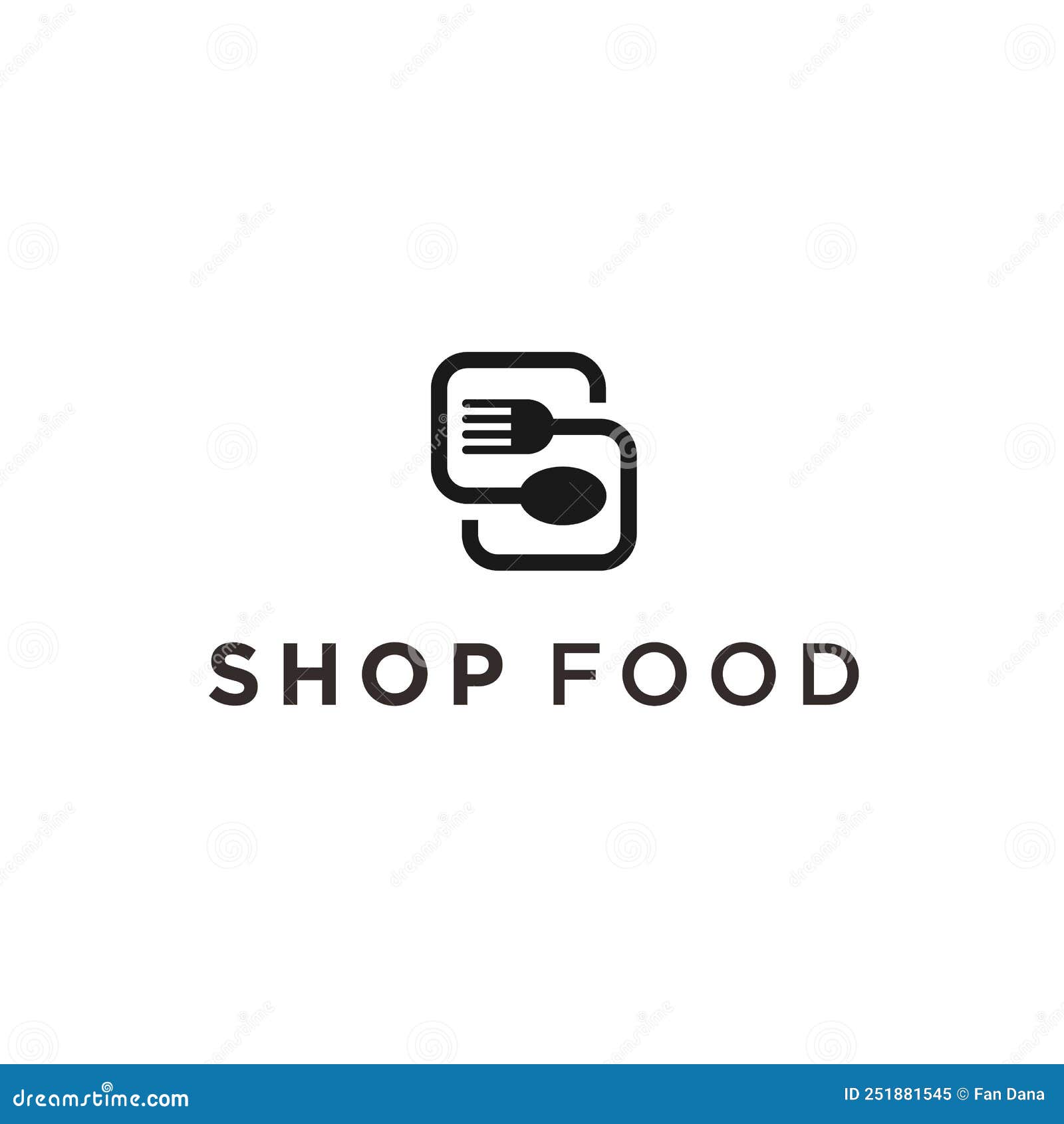 Letter S Food Logo Design Vector Illustration Stock Vector ...