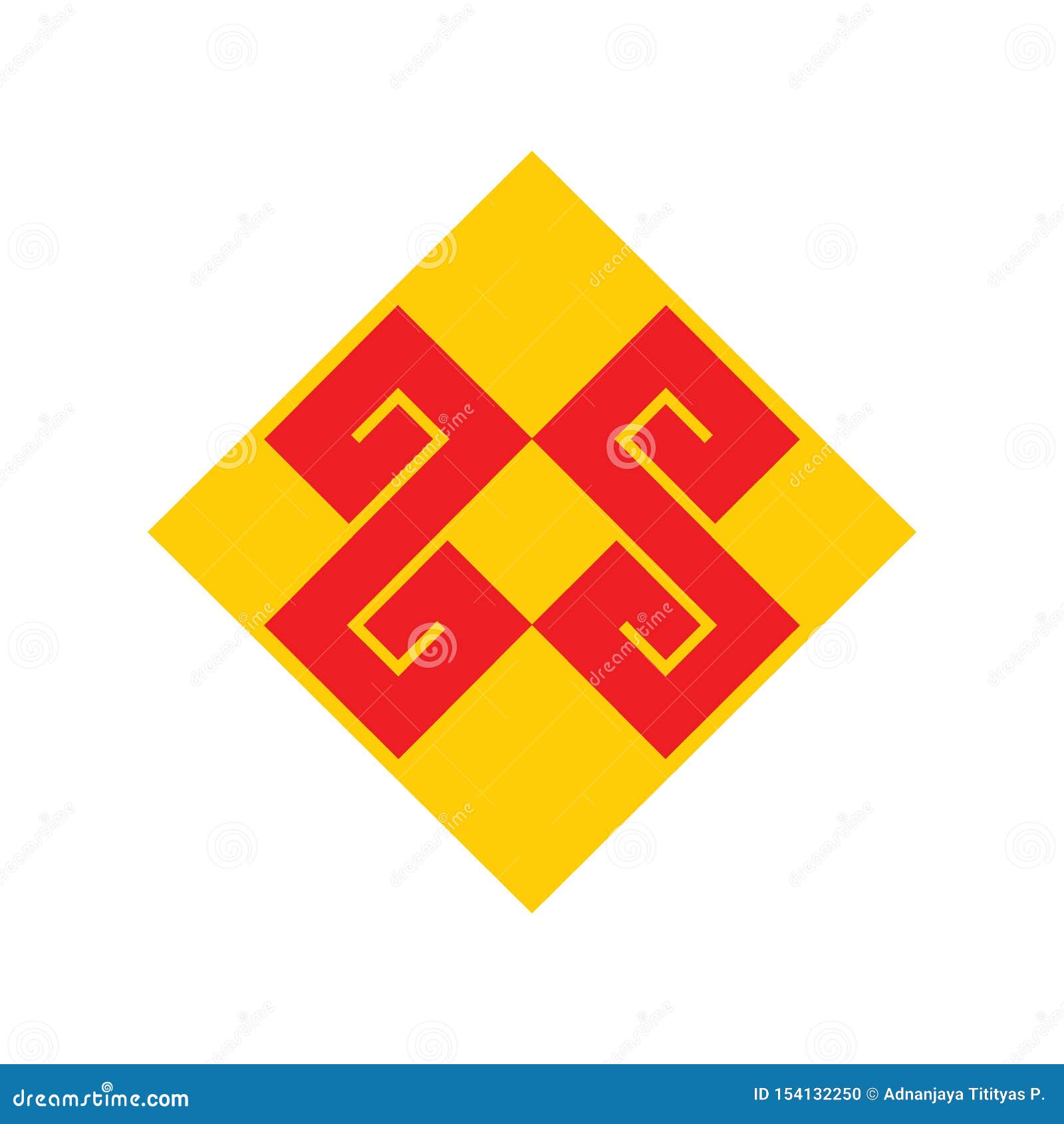 Letter S 2 Geometric Square Logo Vector Stock Vector - Illustration of ...