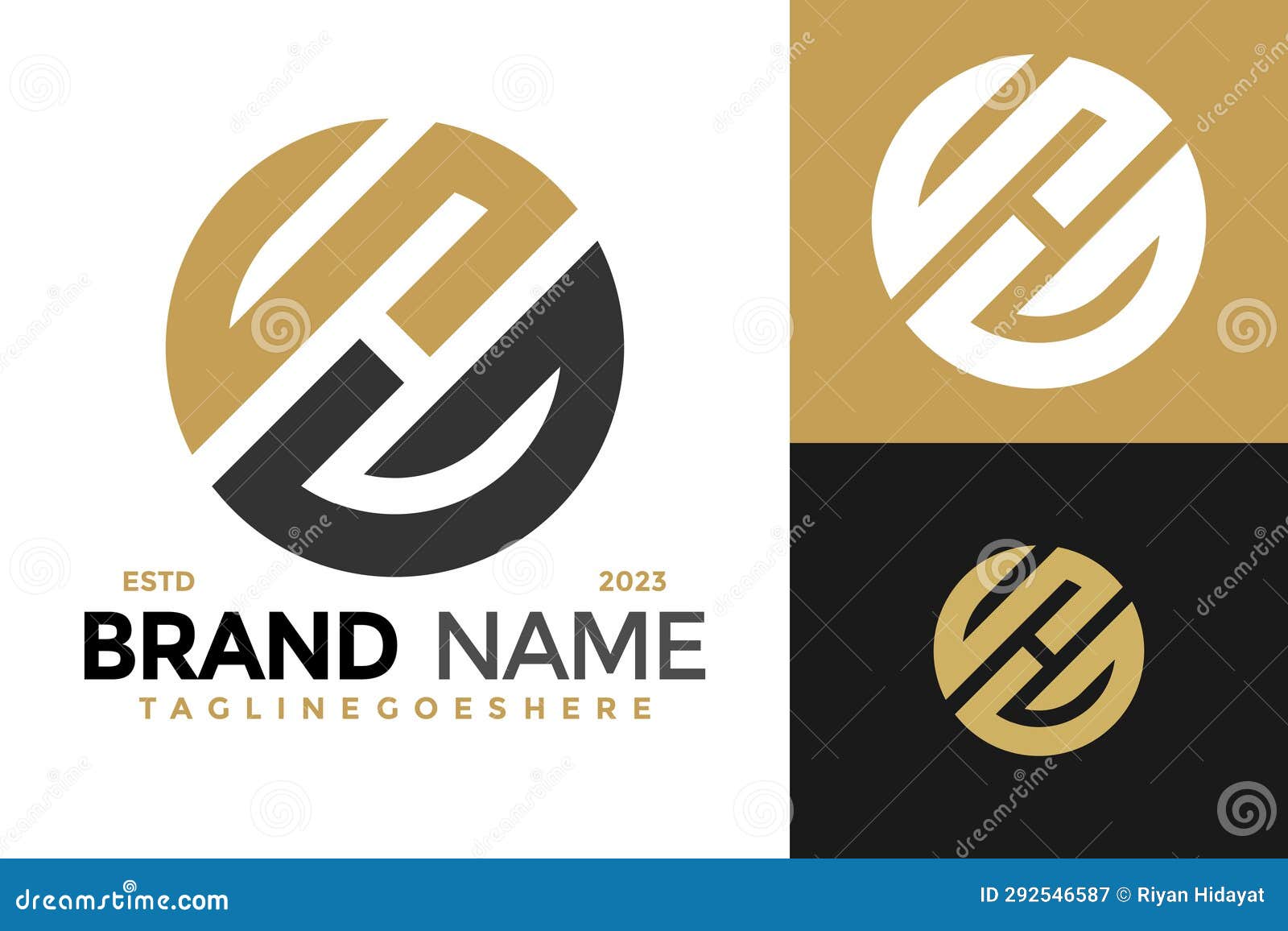 Letter S H G Circle Logo Design Vector Symbol Icon Illustration Stock ...