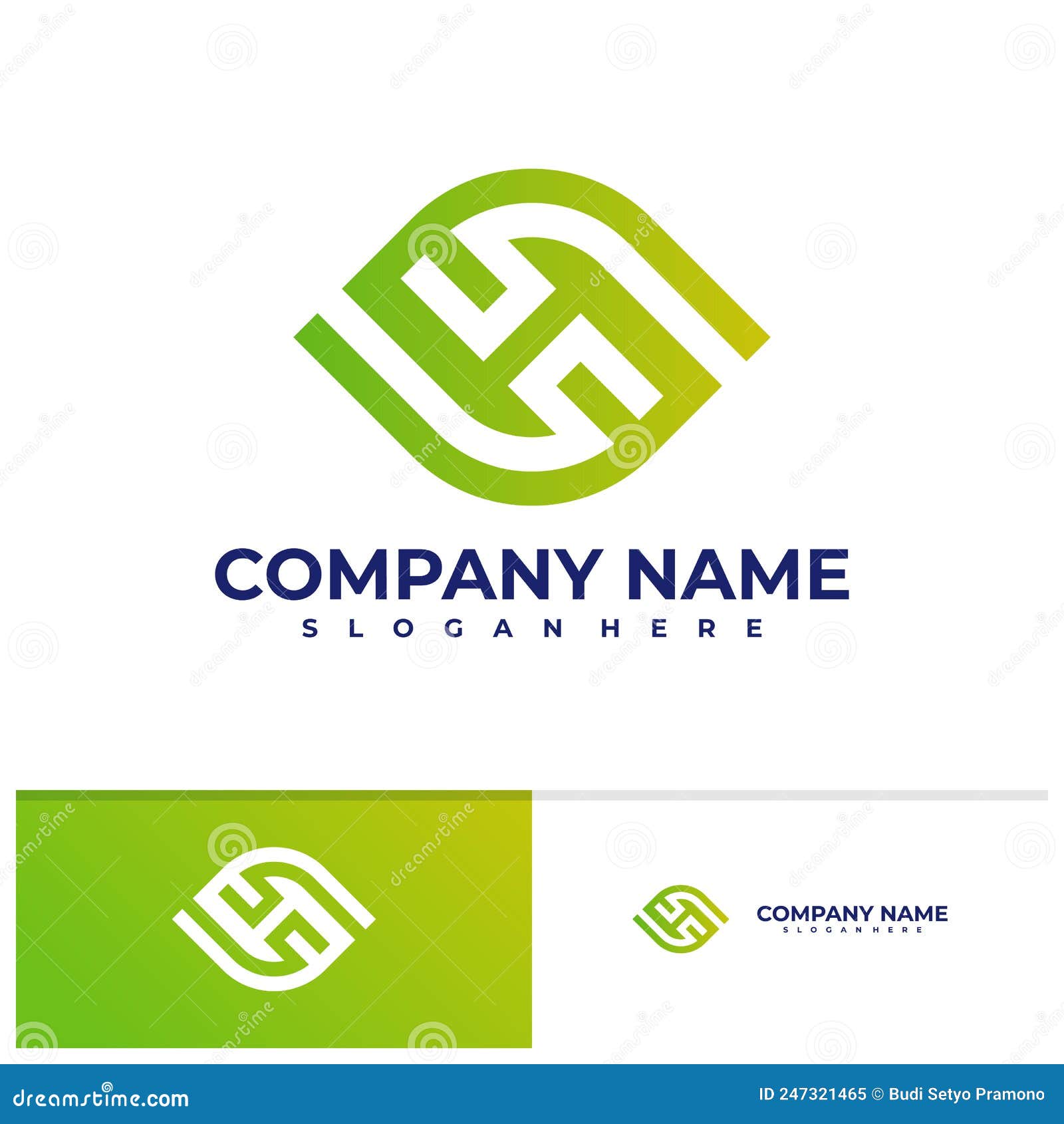 Letter S H Logo Vector Template, Initial S H Logo Design Concepts Stock ...