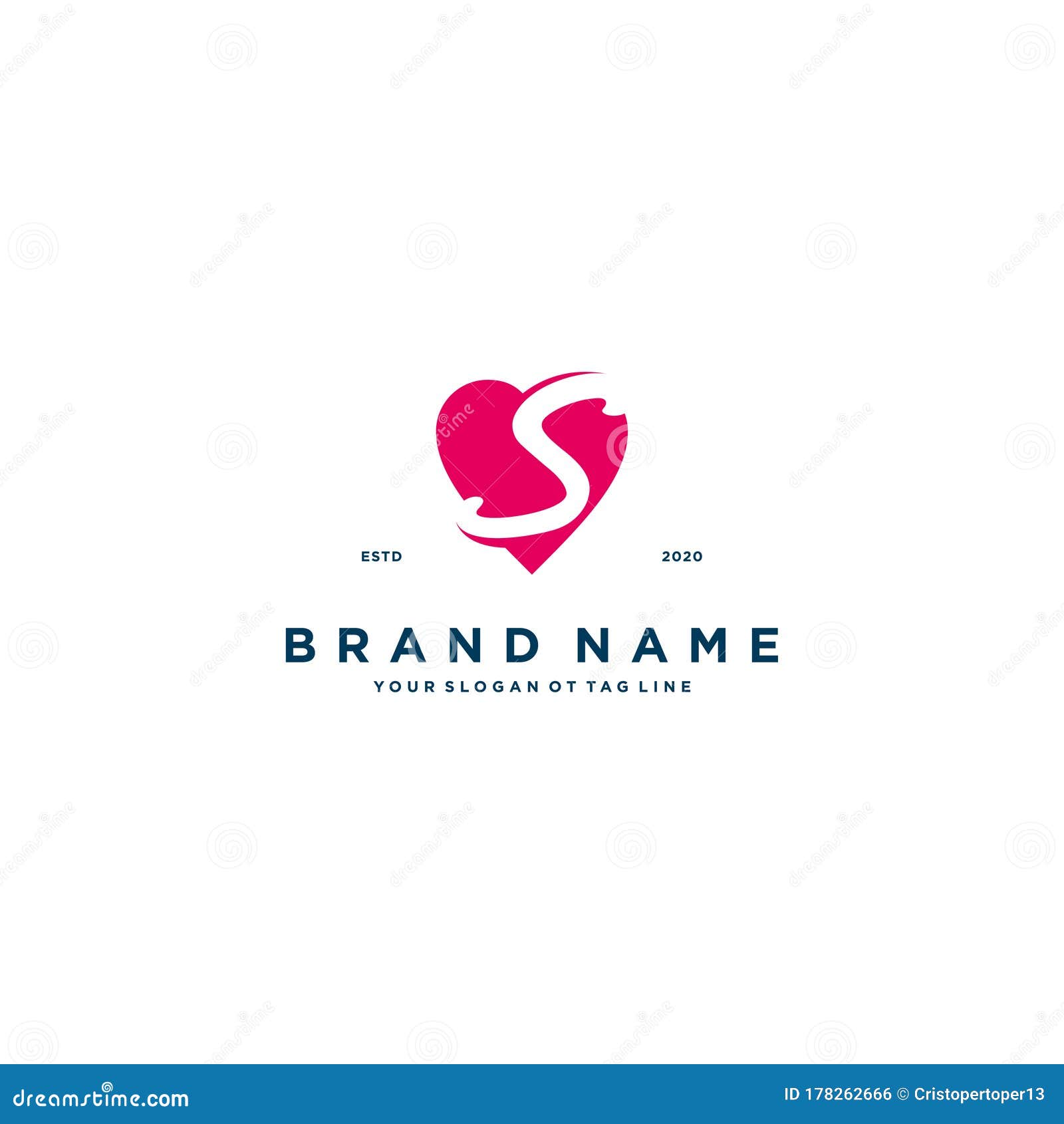 Letter S Heart Logo Icon Design Vector Stock Vector - Illustration of ...