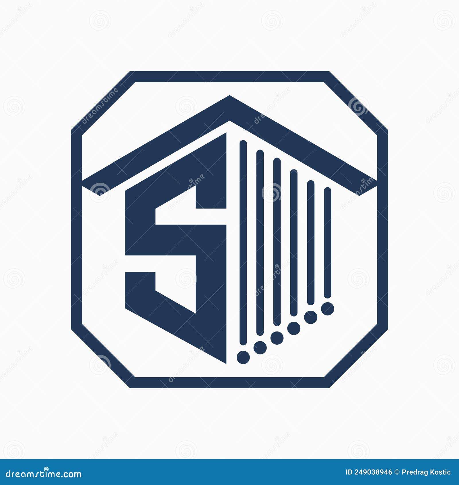 Letter S icon stock illustration. Illustration of business - 249038946