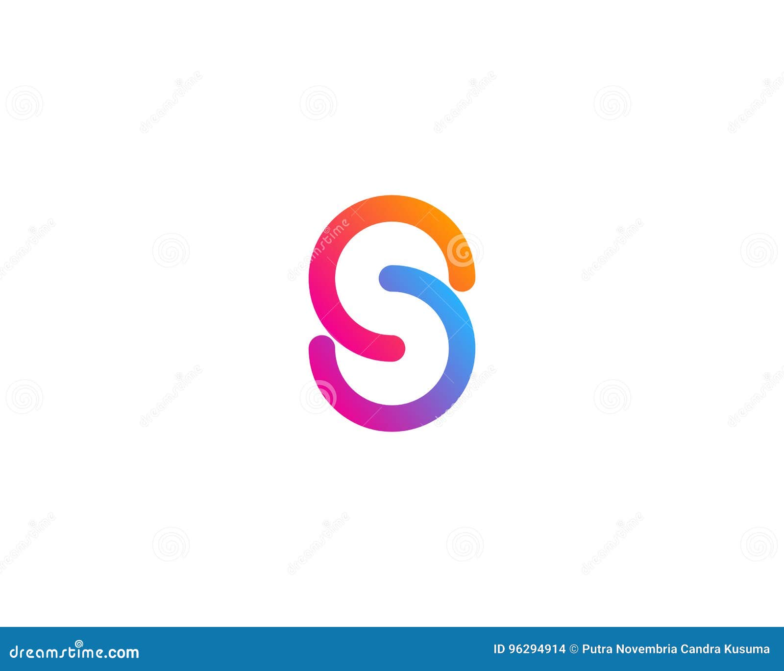 Letter S Icon Logo Design Element Stock Vector - Illustration of circle ...