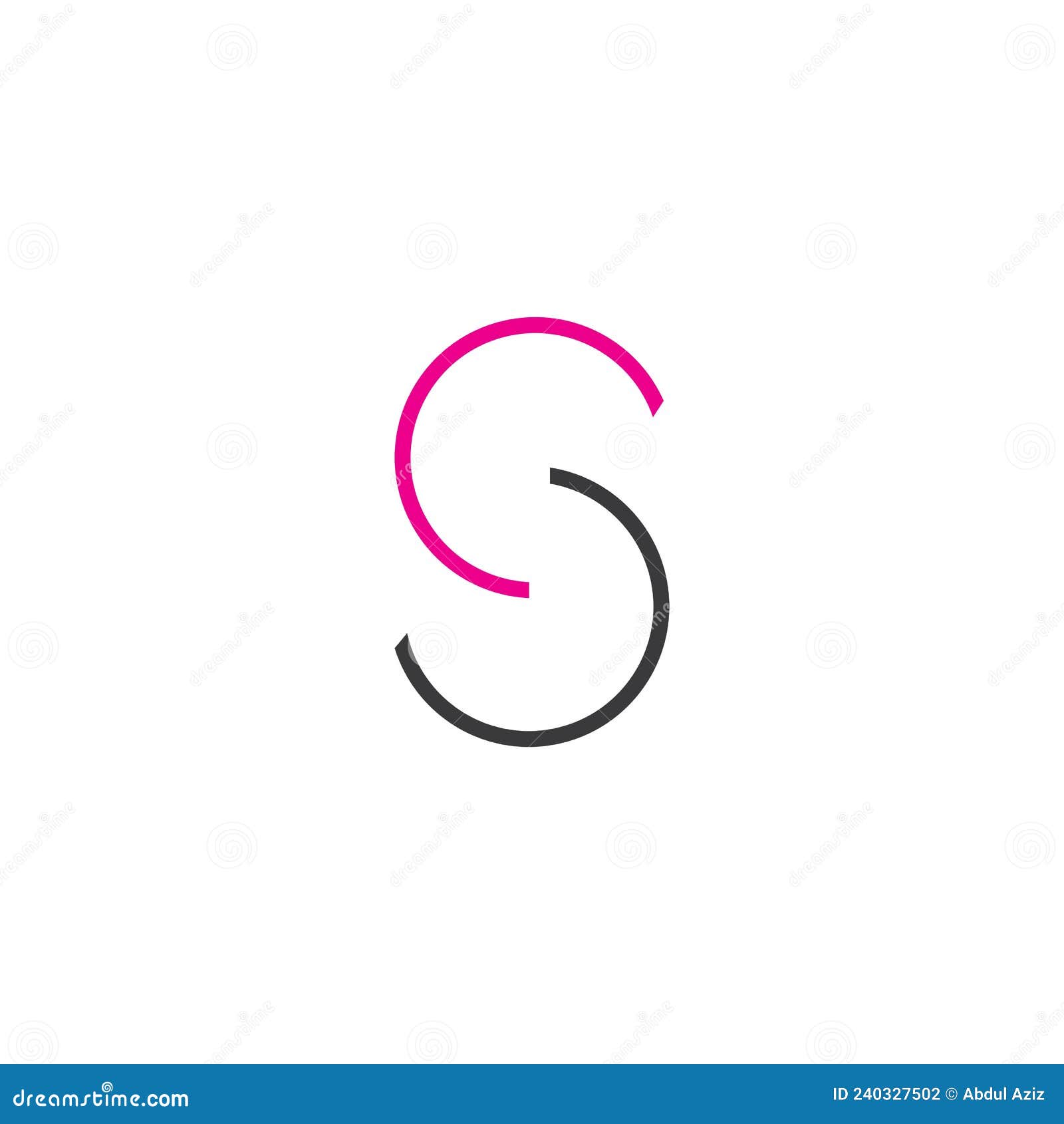 Letter S icon logo vector stock vector. Illustration of mark - 240327502