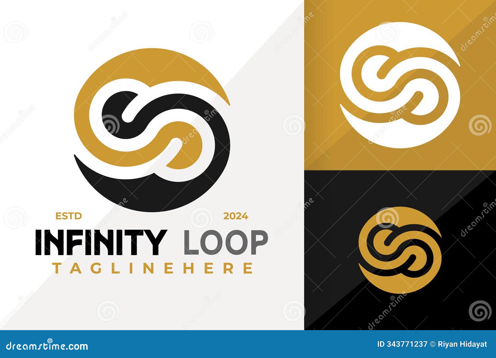 Letter S Infinity Loop Logo Icon Vector Design. Creative Simple Logos ...