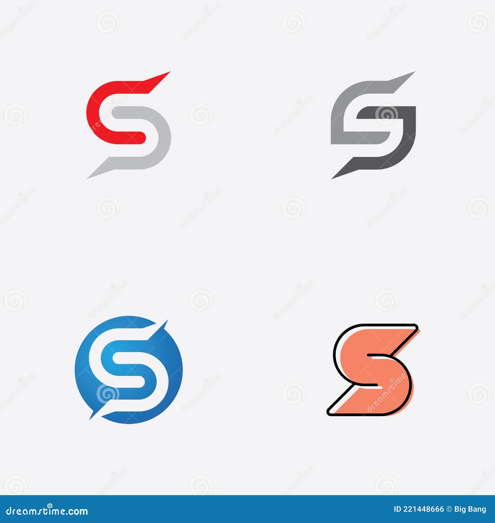 Letter S Initial Logo Design Stock Vector - Illustration of sign ...