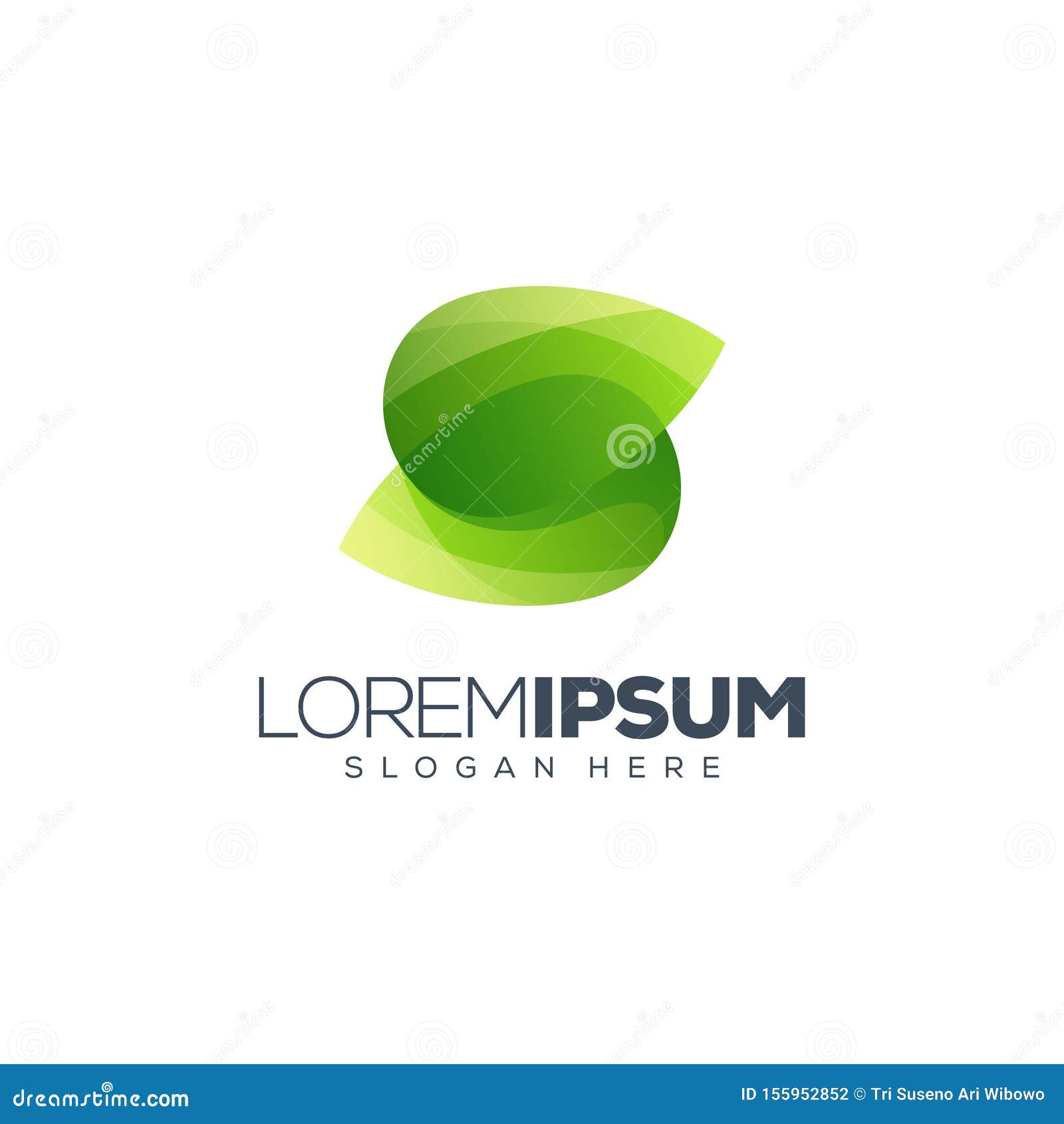 Letter S Leaf Logo Vector Illustration Stock Illustration ...