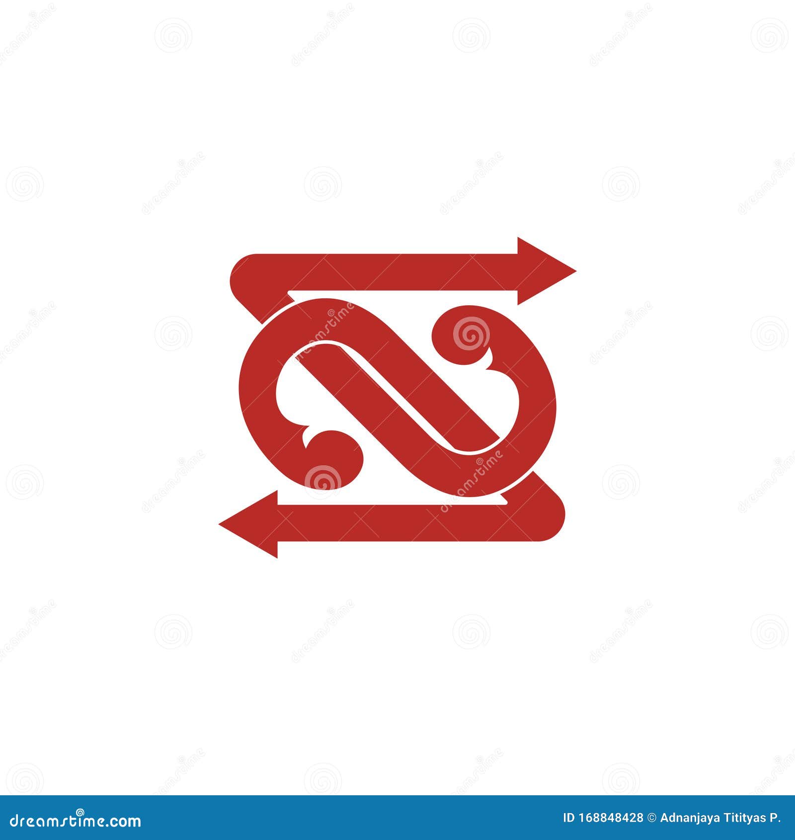 Letter S Linked Unique Overlap Logo Vector Stock Vector - Illustration ...