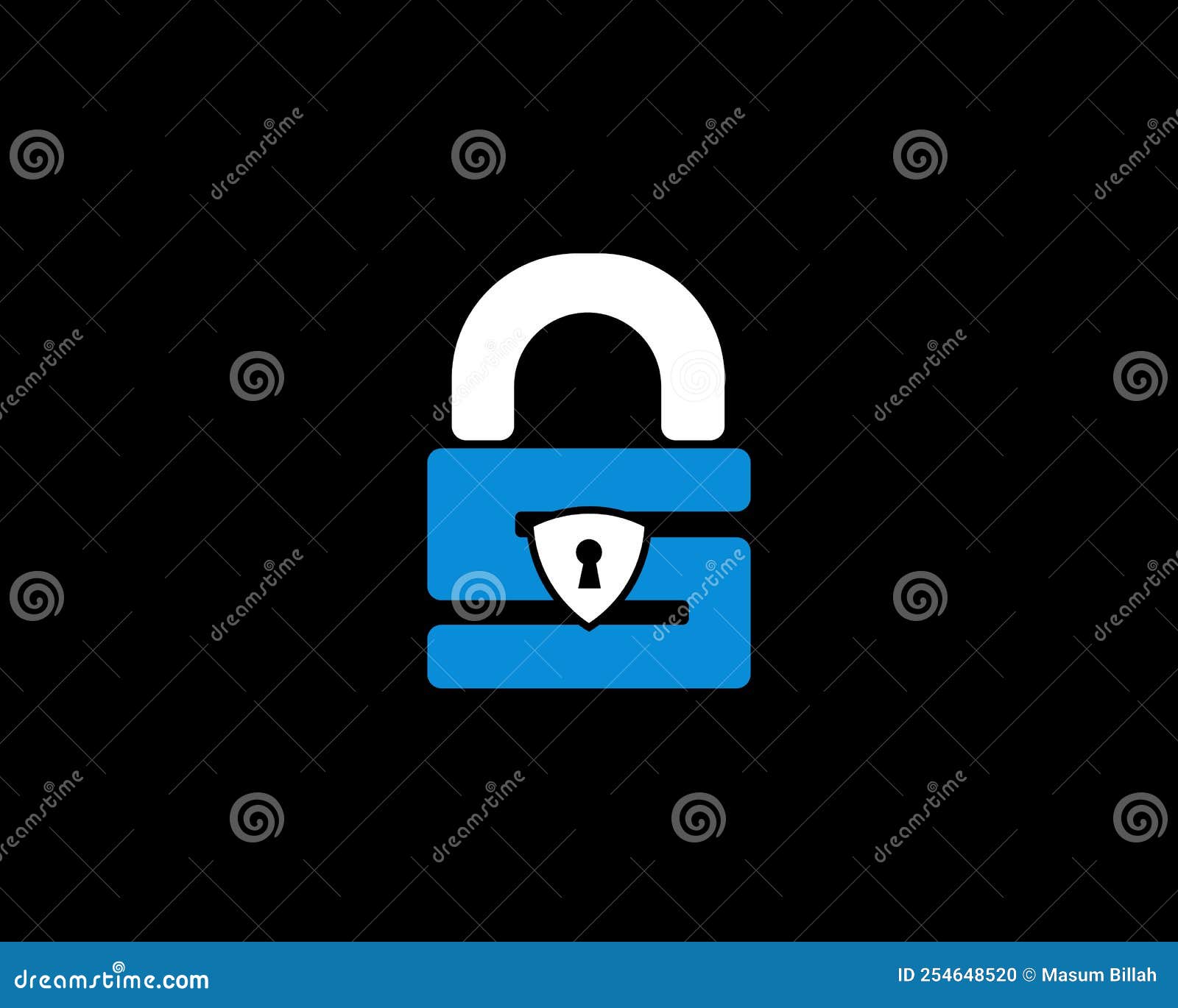Letter S Lock and Security Logo Design Concept. Stock Vector ...
