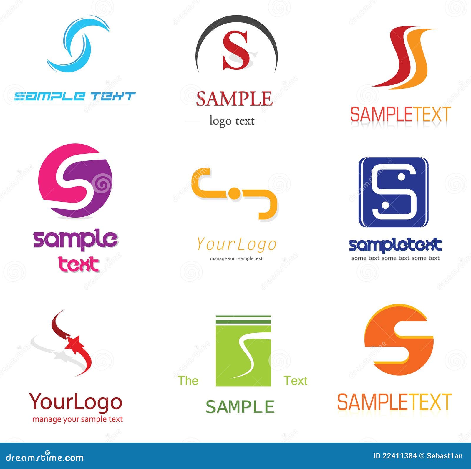 Letter S Logo stock vector. Illustration of culture, icons - 22411384